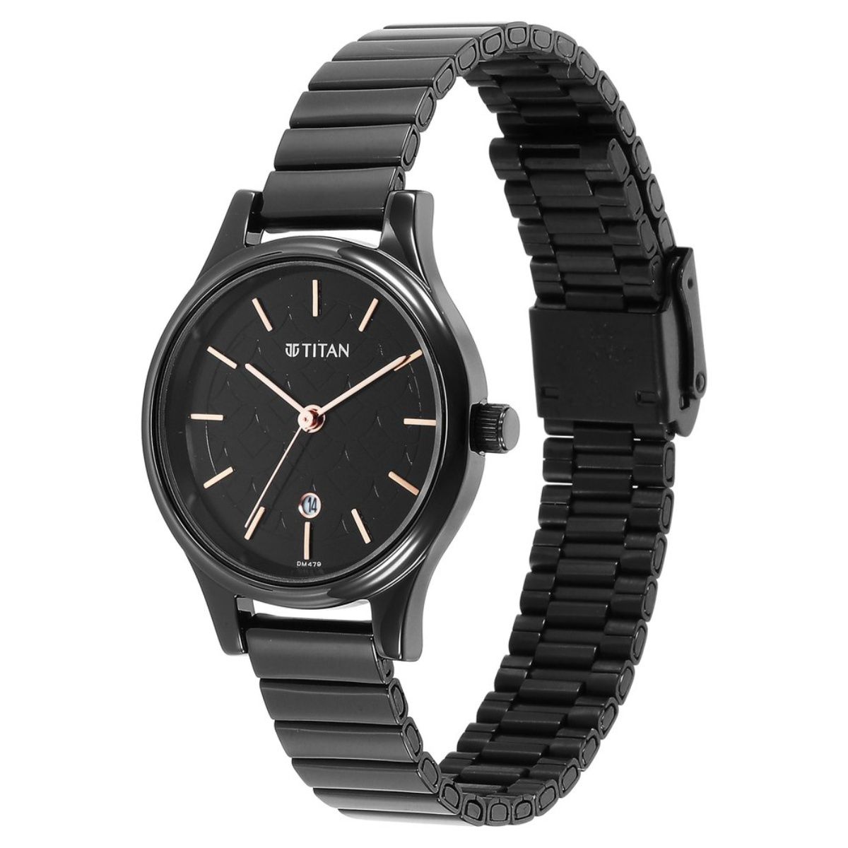 Buy Titan 2679NM01 Black Dial Analog Watch for Women Online