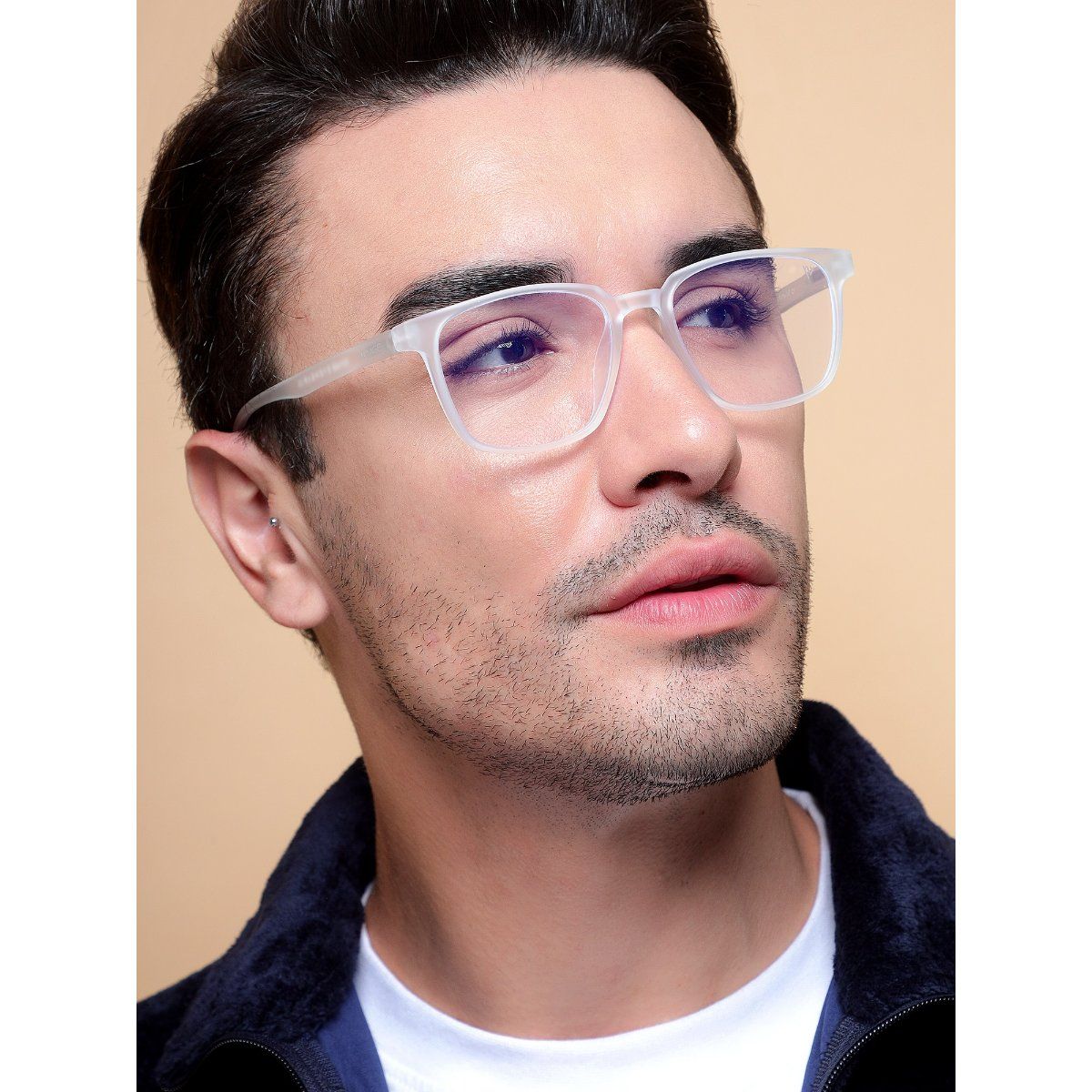 Buy Voyage Sky Blue Square Eyeglasses for Men & Women (52) Online