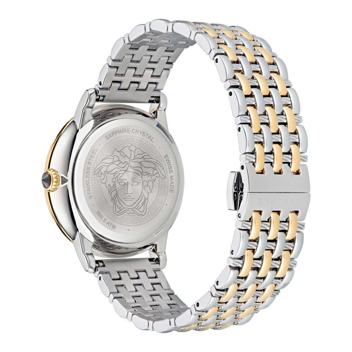 Buy Versace 2 Hands Womens Analog Silver Dial Coloured Quartz Watch ...