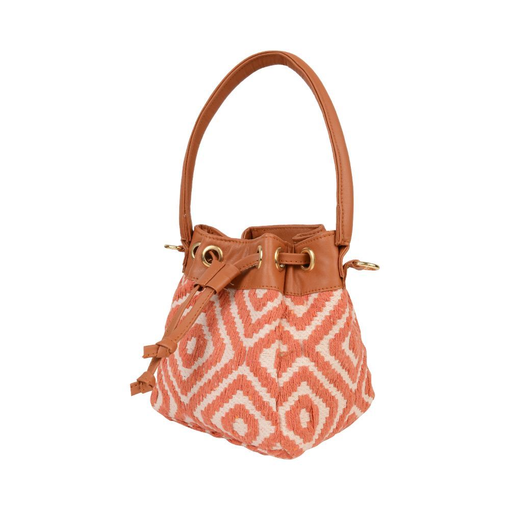 Buy IRO Rust Mini Drawstring Sling Bag Online