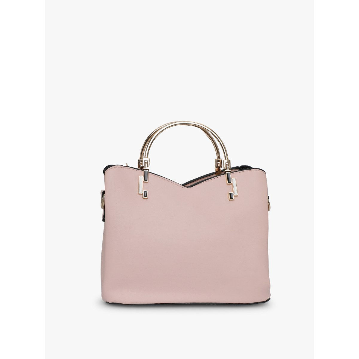 Buy Pelle Luxur Light Blue-Light Pink Satchel Bag Online