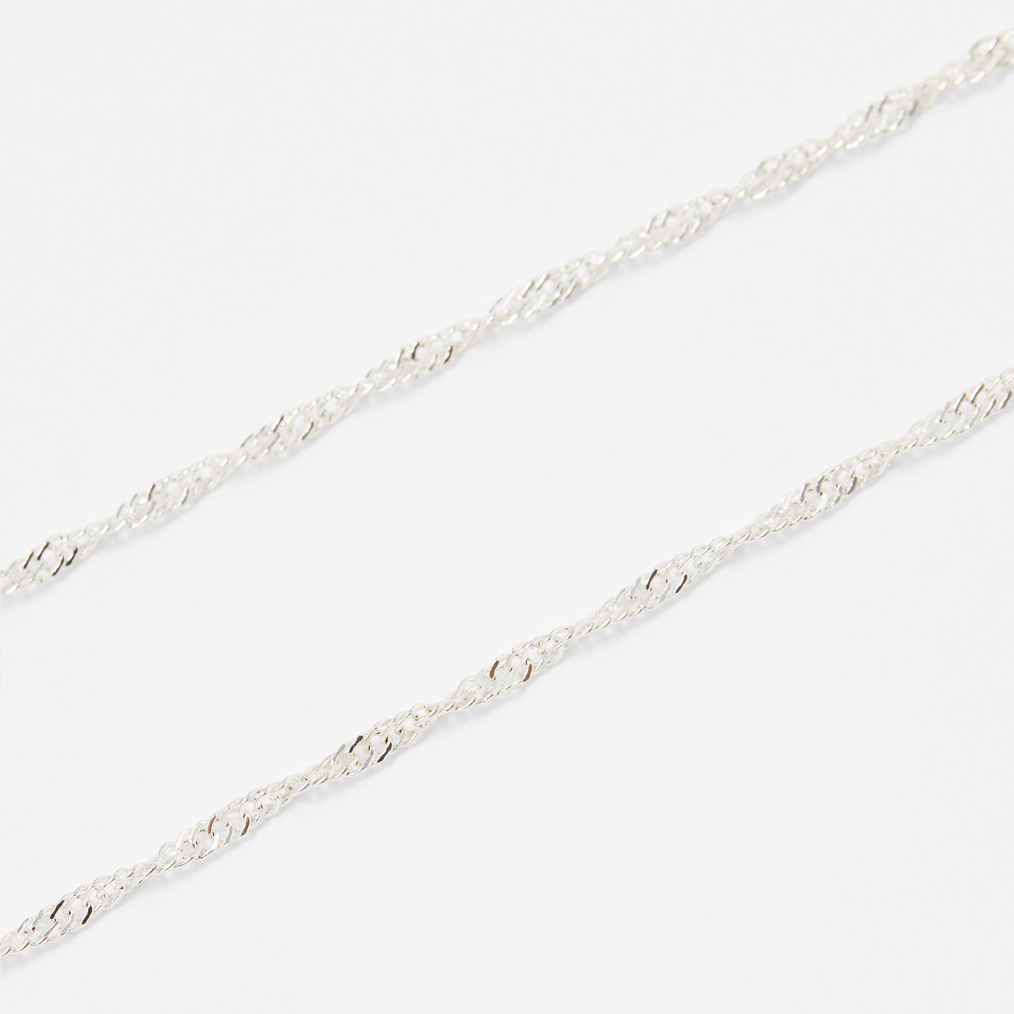 Buy Accessorize London Women's Silver Twist Chain Necklace Online