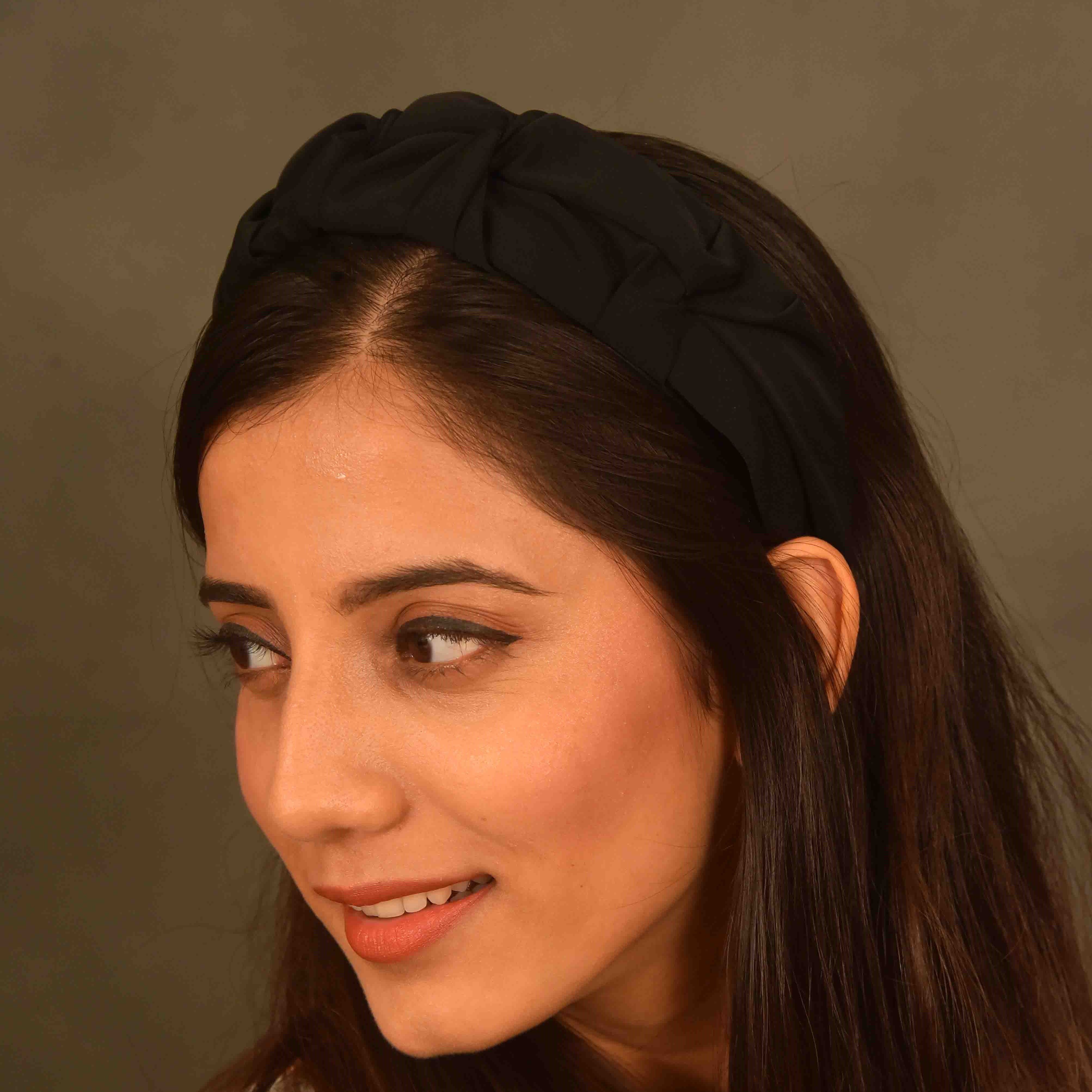Buy YoungWildFree Hair Bands Black Ruffle Hairbands For Women -New ...