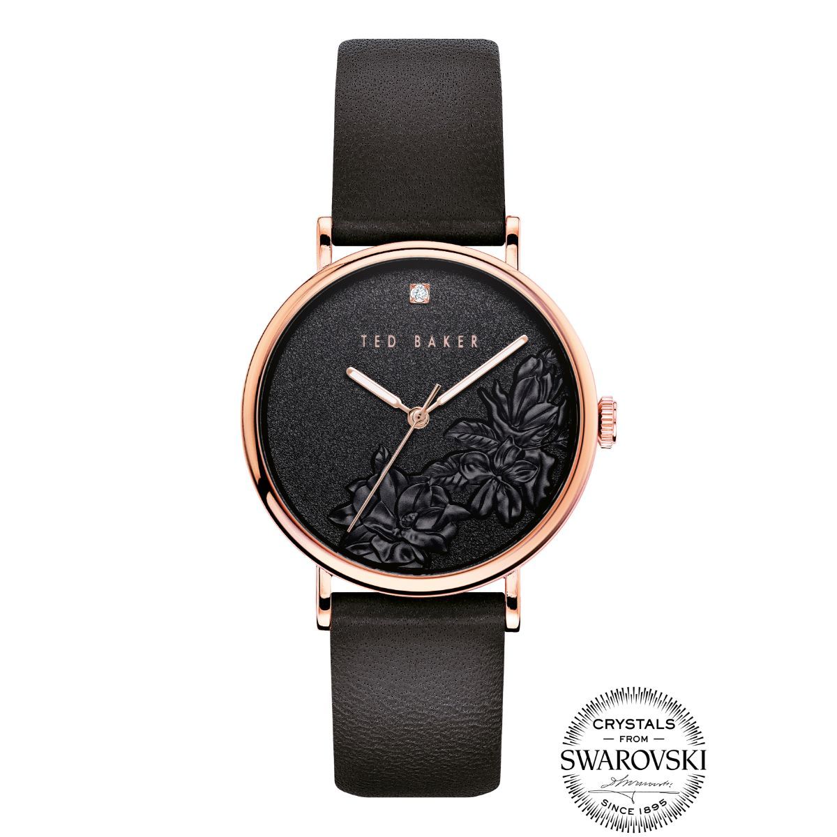 Ted Baker Black Genuine Leather Watch: Buy Ted Baker Black Genuine ...