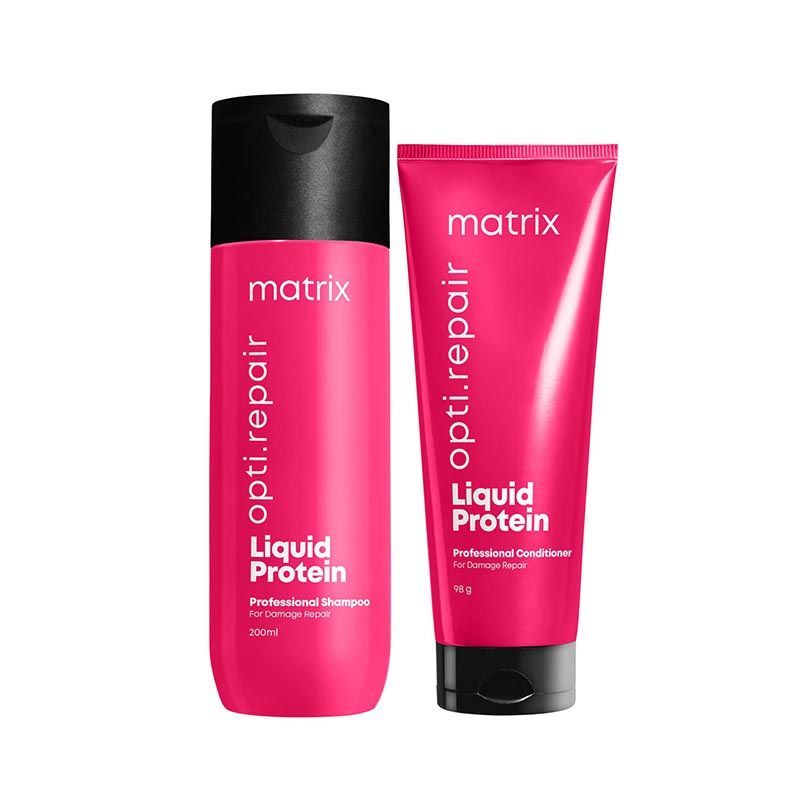 Buy Matrix Opti.Repair 2-Step Pro Liquid Protein System, Shampoo ...