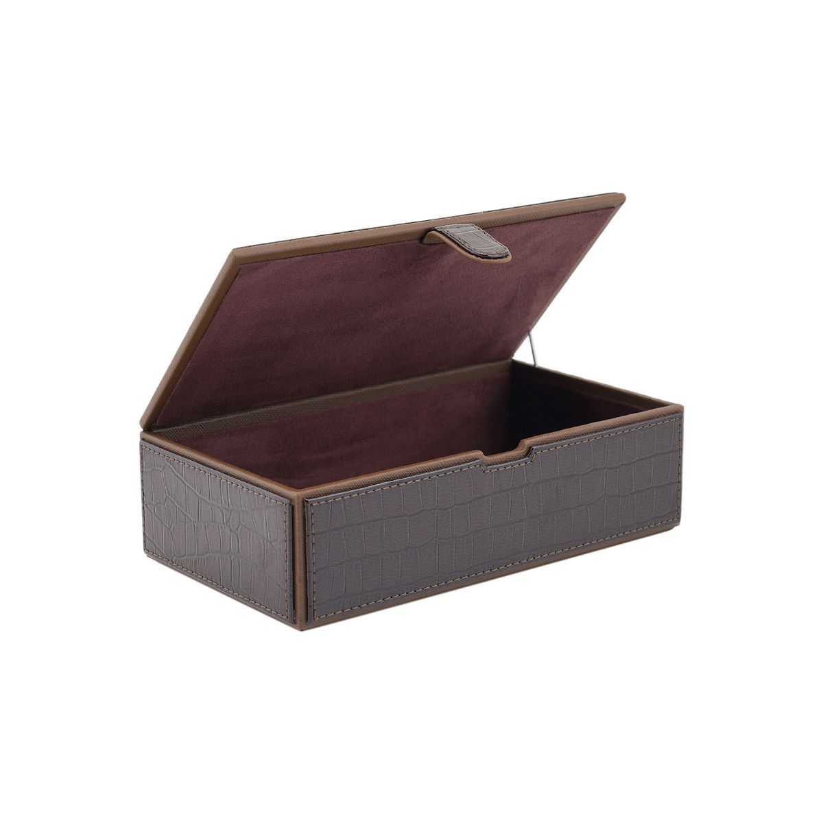 Buy Pure Home + Living Small Brown Boris Lid Box Online