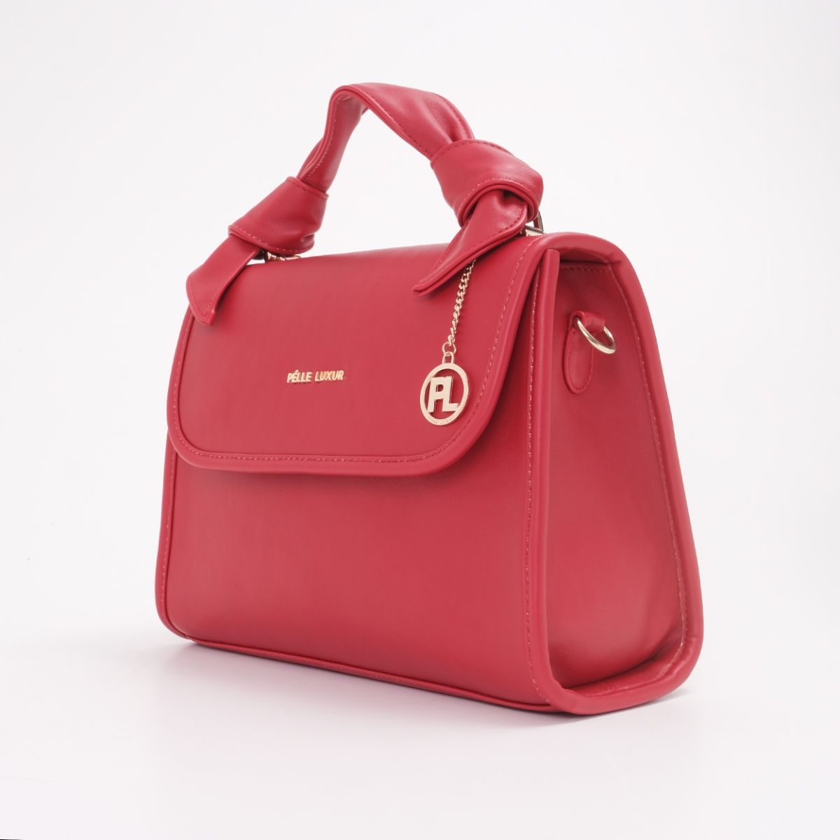Buy Pelle Luxur Demon Pink Satchel Bag For Women Online