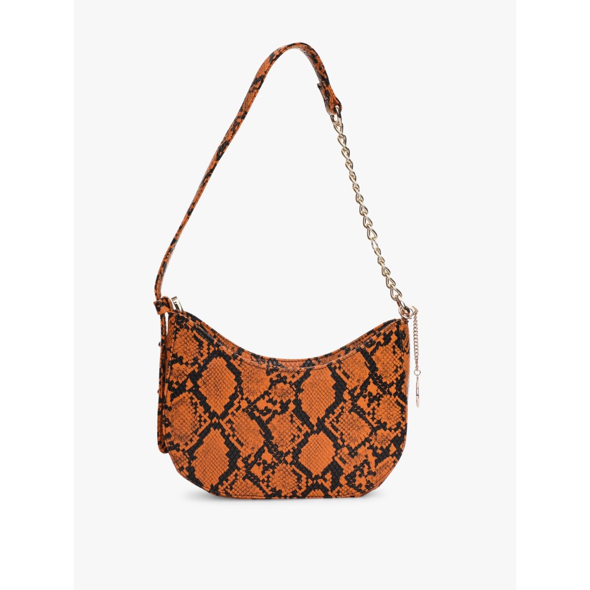 Buy Pelle Luxur Ariana Orange Hand Bag For Women Online