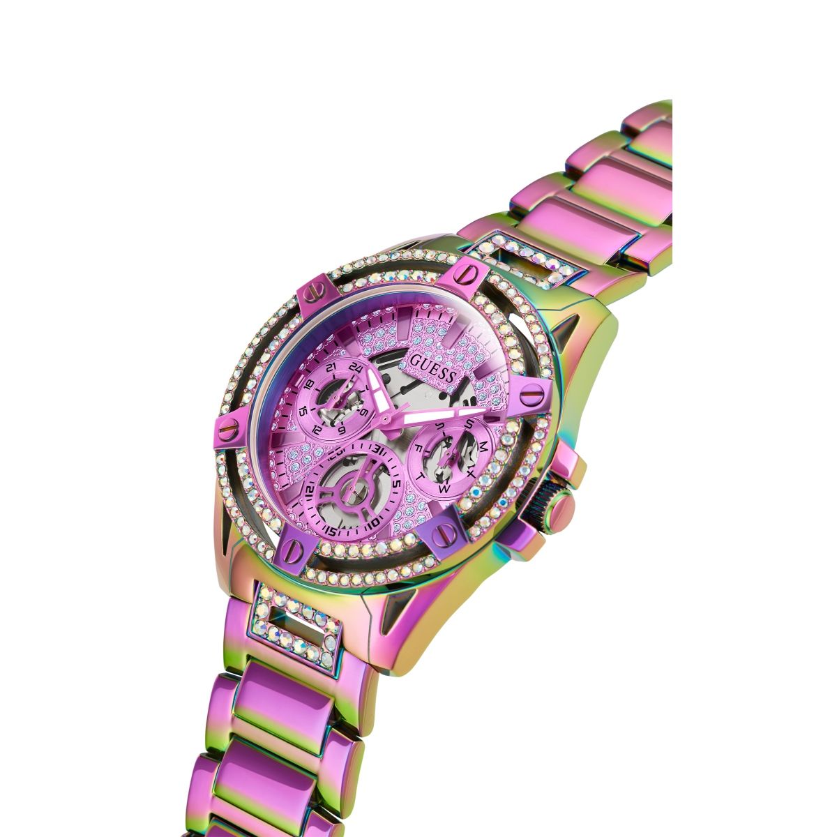 Buy Guess Analog Purple Dial Womens Watch - GW0464L4 Online