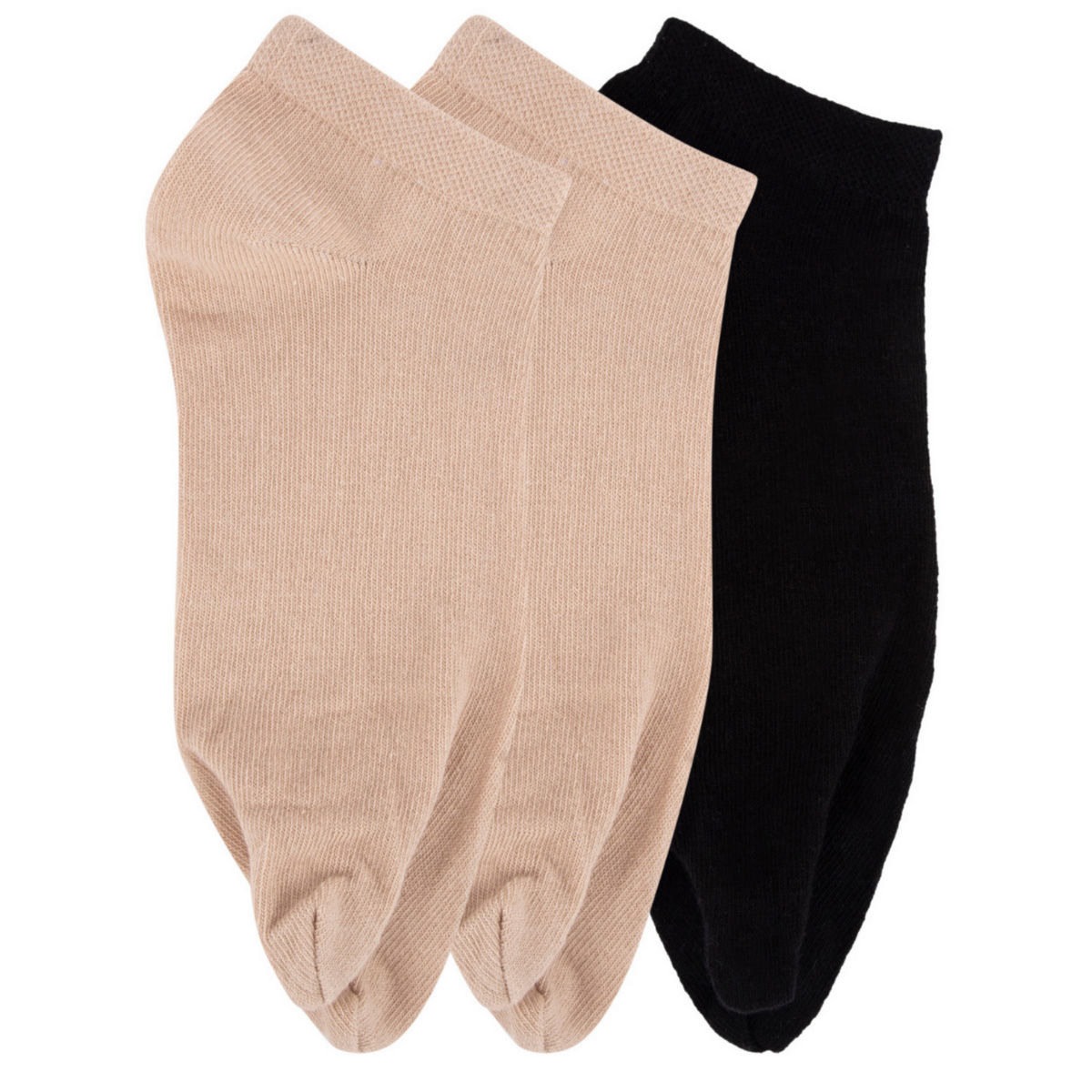 Buy NEXT2SKIN Women's Low Ankle Length Cotton Thumb Socks (Pack of 3 ...