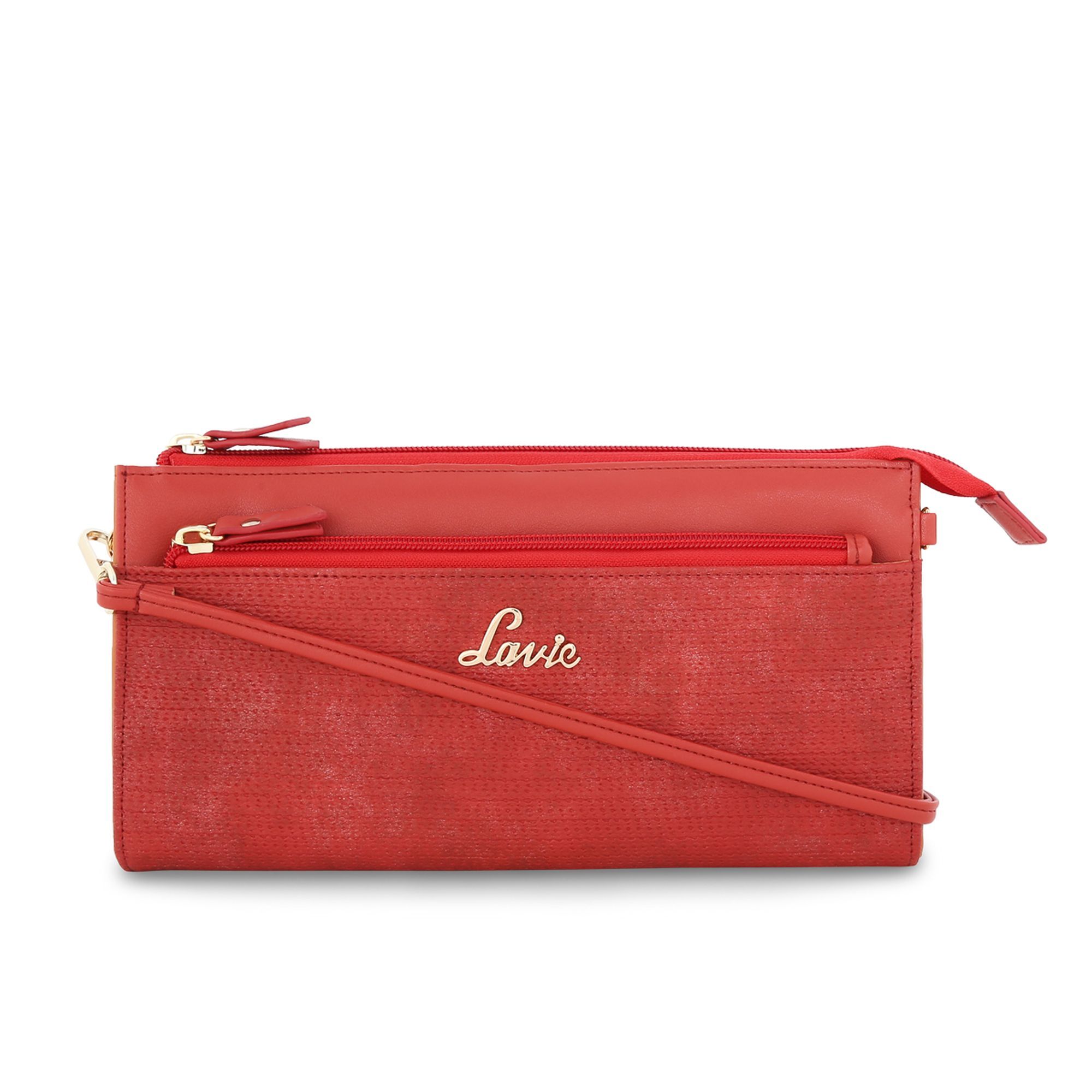 Lavie Red SLING WALLET +CS Wallet: Buy Lavie Red SLING WALLET +CS ...