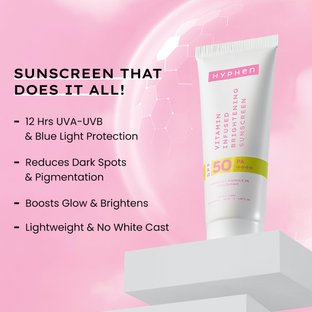 Buy Hyphen Vitamin Infused Brightening Sunscreen SPF 50 PA++++ Online