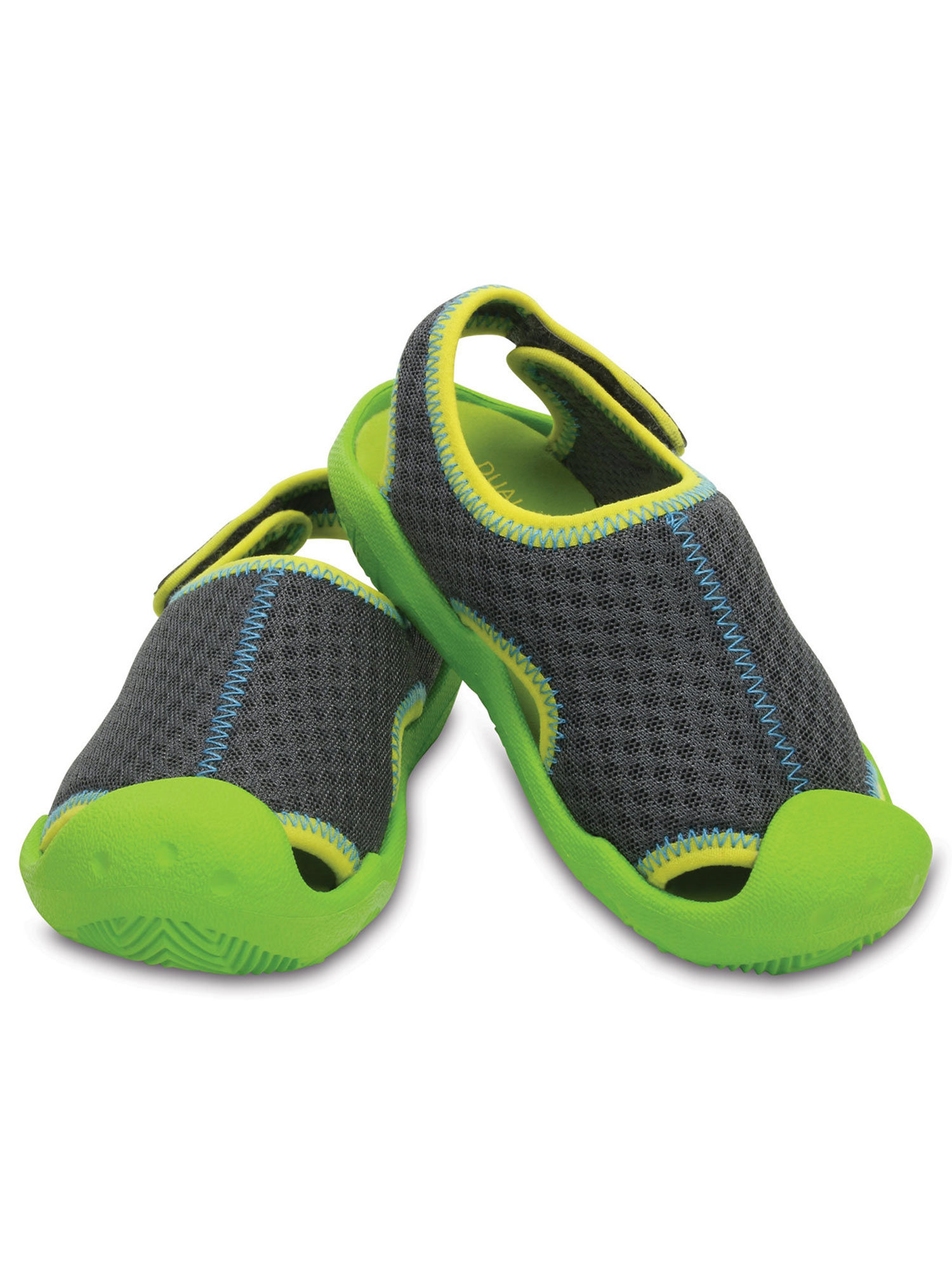 Crocs Grey Swiftwater Patterned Sandals: Buy Crocs Grey Swiftwater ...