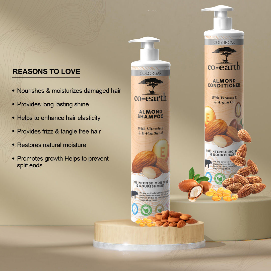 Buy Colorbar Co-Earth Almond Shampoo & Conditioner Combo Online