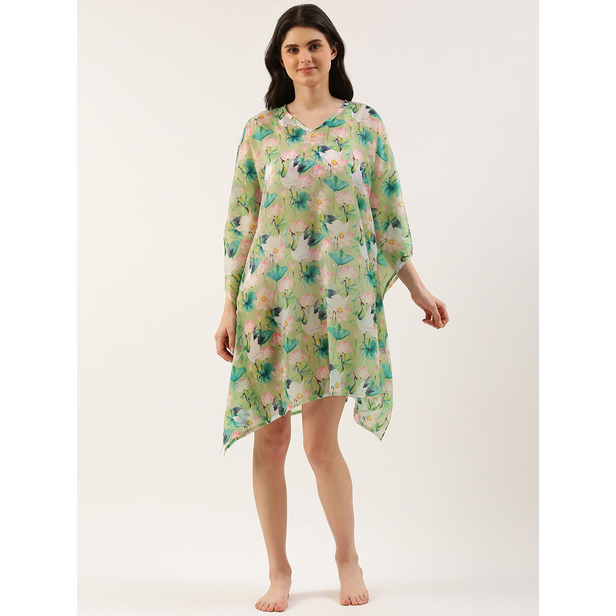 Buy Clt.s Women Green Cover Up Dress Online
