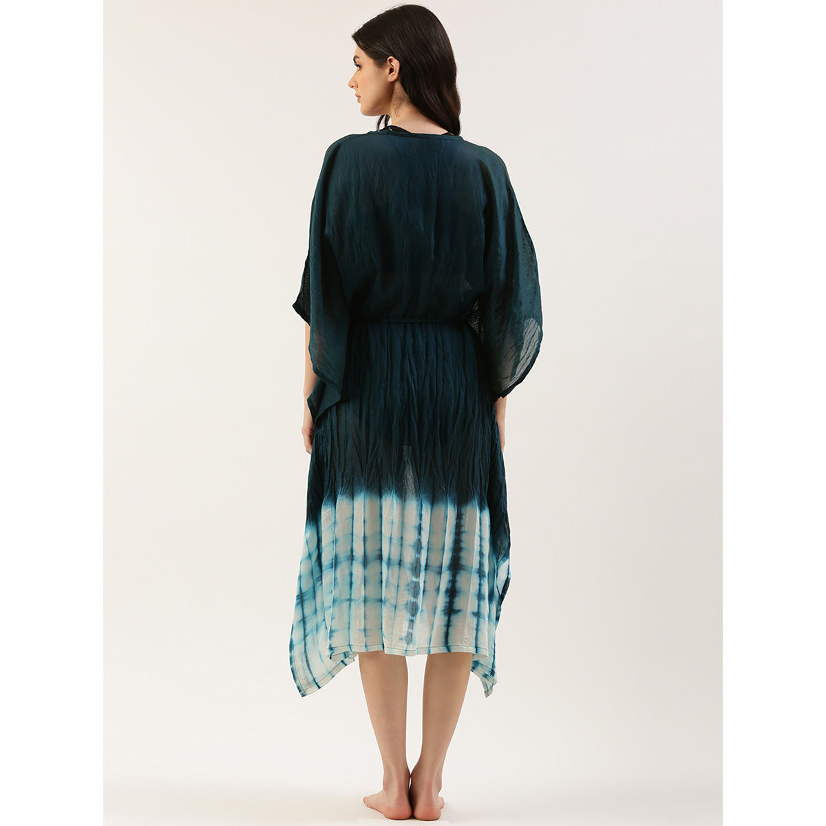 Buy Clt.s Women Navy Blue Cover Up Dress Online