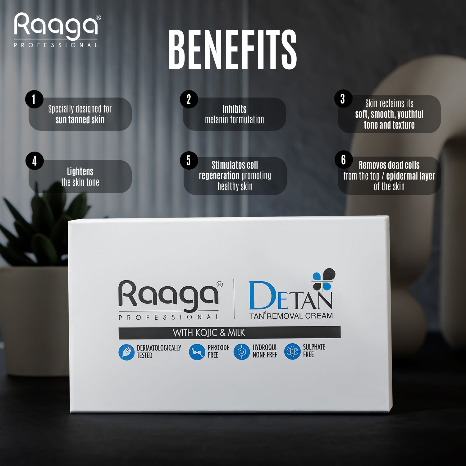 Raaga Professional De-Tan Removal Cream(72 gm): Buy Raaga Professional ...