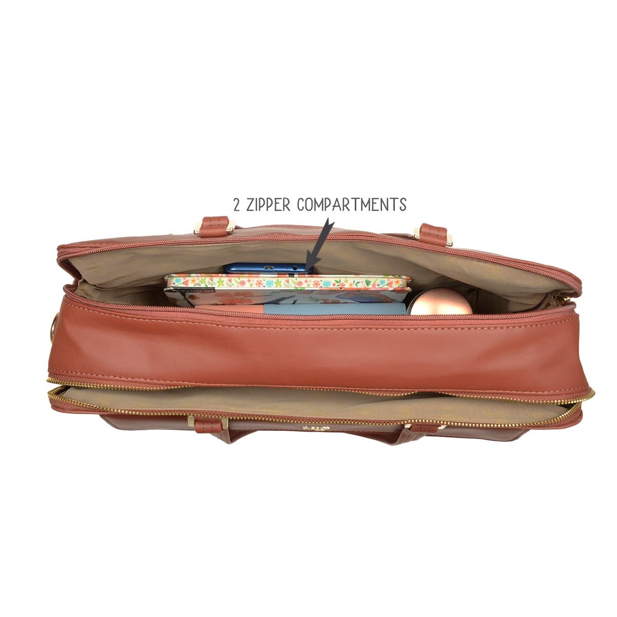 Buy Baggit Allistair Tan Laptop Bag (L) Online