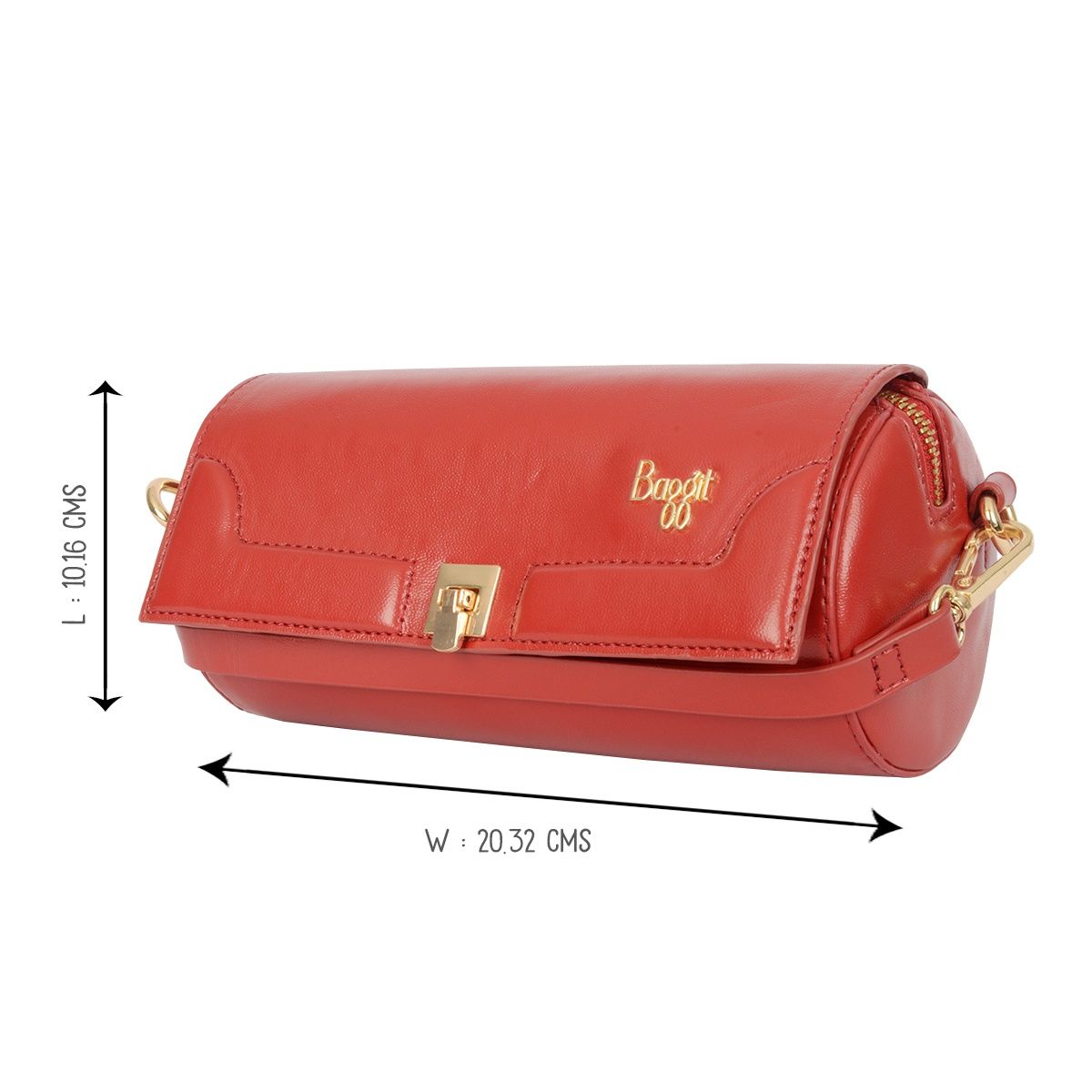 Buy Baggit Potent Red Clutch Online