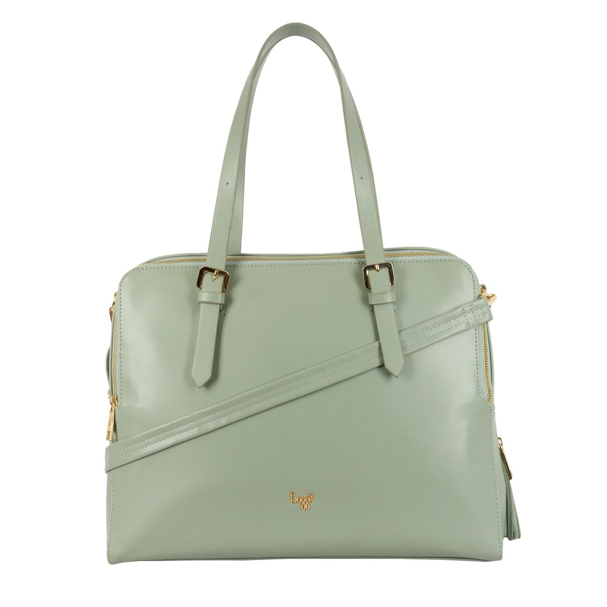 Buy Baggit Bellion Green Laptop Bag (L) Online