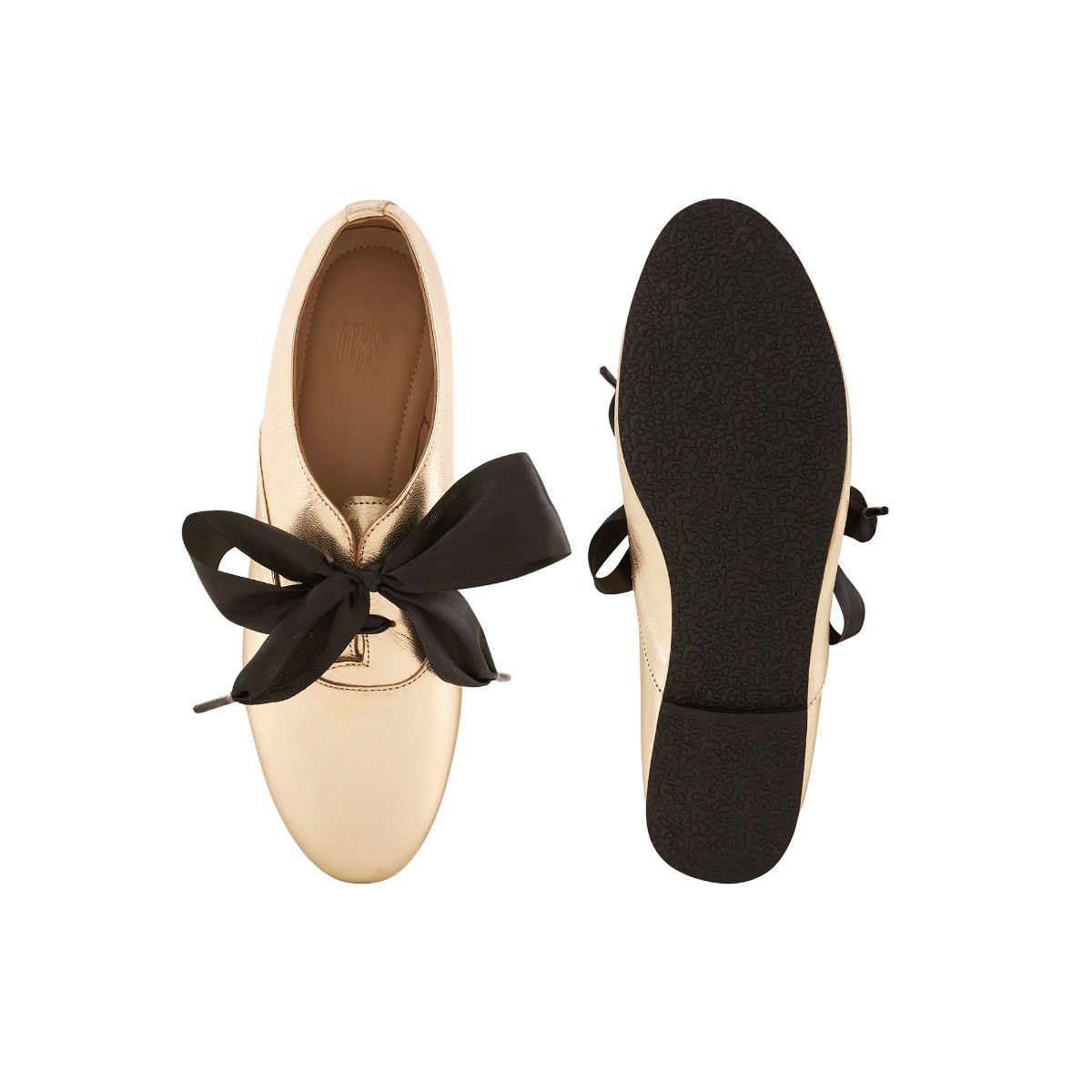 SKO Leather Solid Shoes-gold: Buy SKO Leather Solid Shoes-gold Online ...