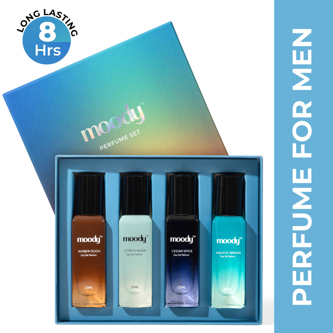 Buy Moody Premium Perfume Gift Set Of 4 For Men Online