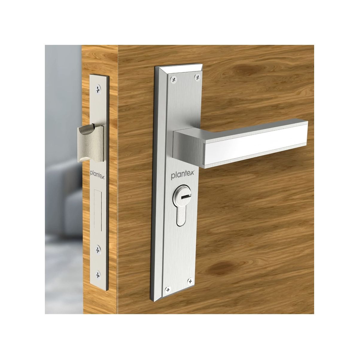 Buy Plantex Heavy Duty Door Lock Main Door Lock Set with 3 Keys Online