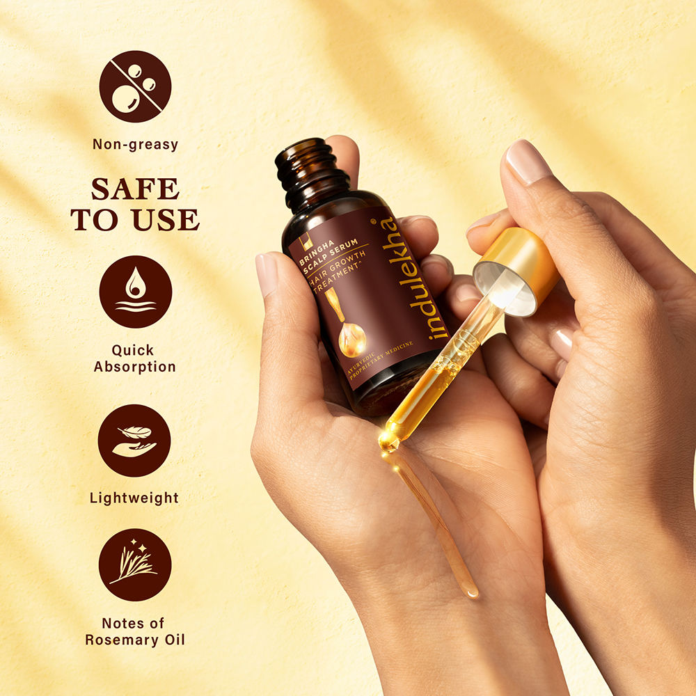 Buy Indulekha Bringha Hair Growth Treatment Scalp Serum Online