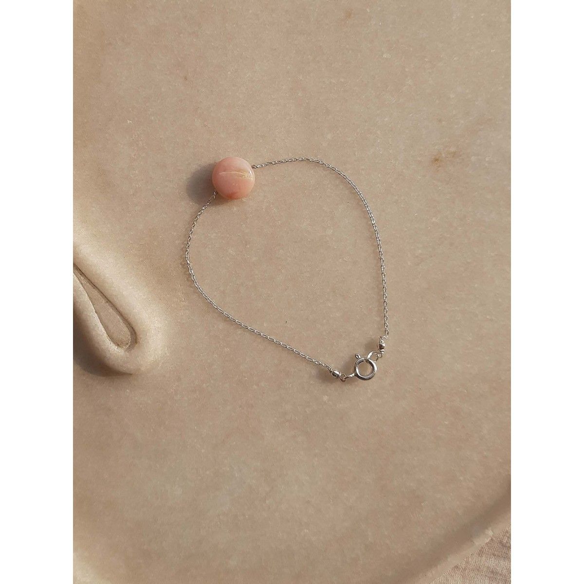 Buy Kiri Kiri Pink Opal Round Bracelet Online