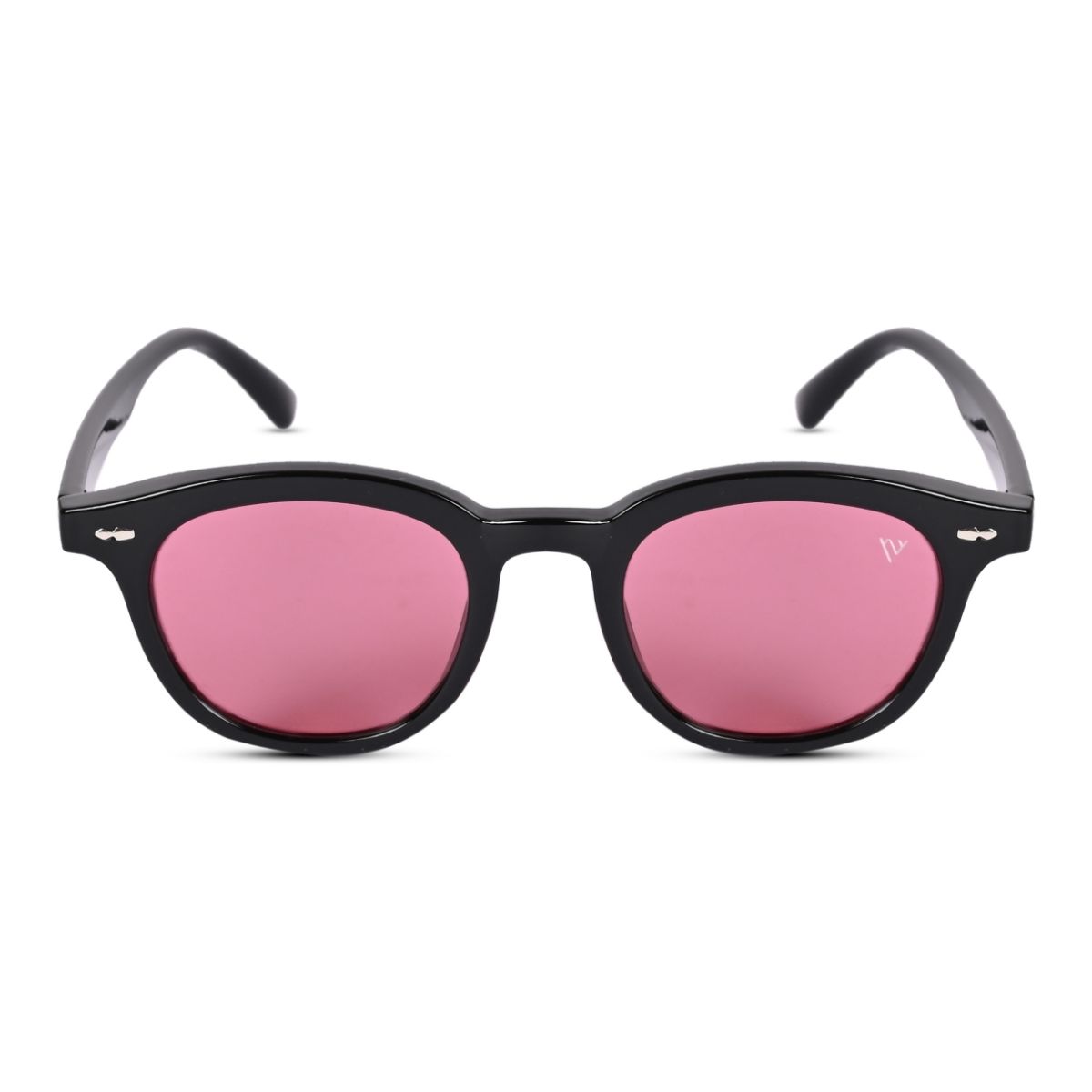 Buy Voyage Red Round Sunglasses for Men & Women - 36374Mg3908 (45) Online