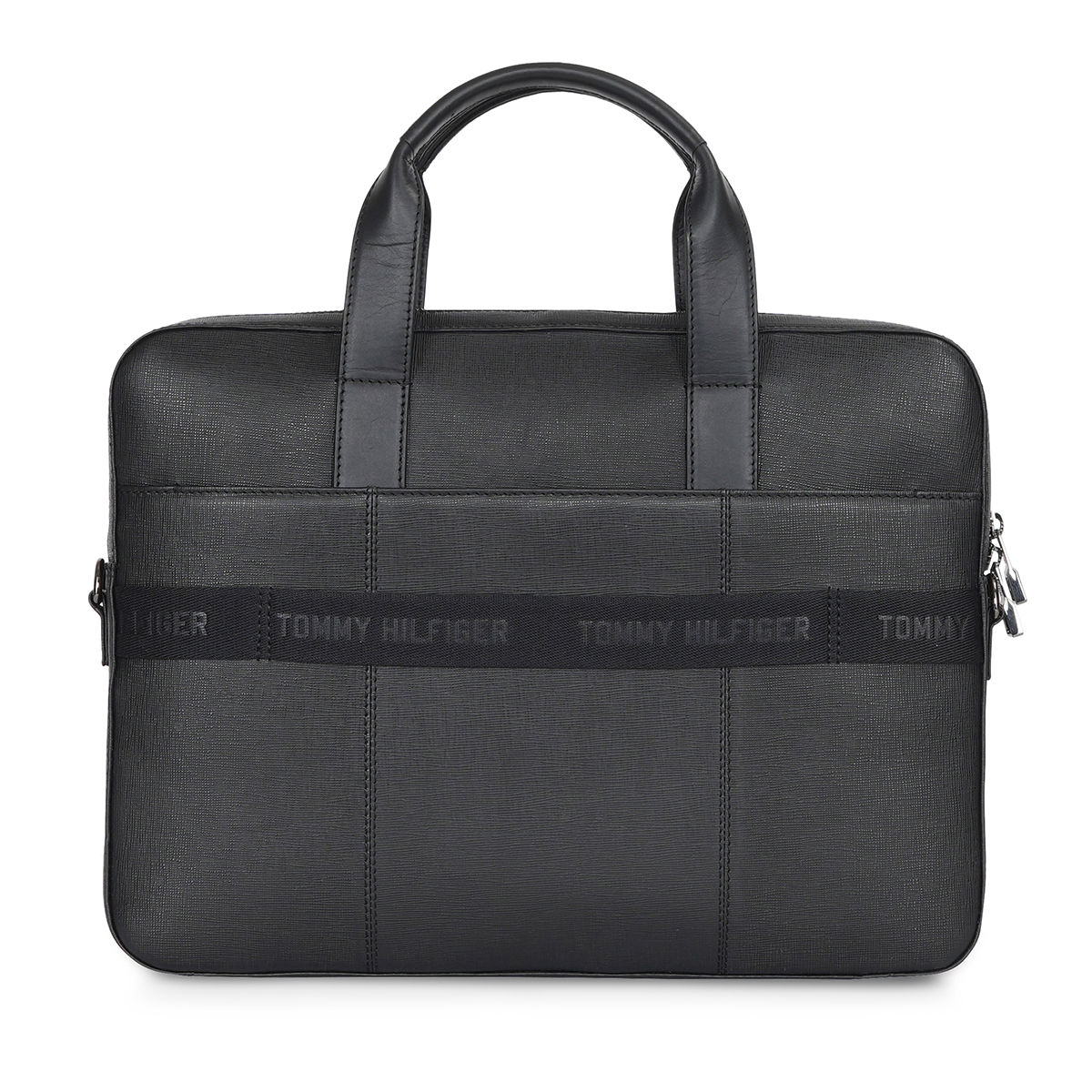Tommy Hilfiger Unisex Livingston 15 Inch Laptop Messenger Bag Black