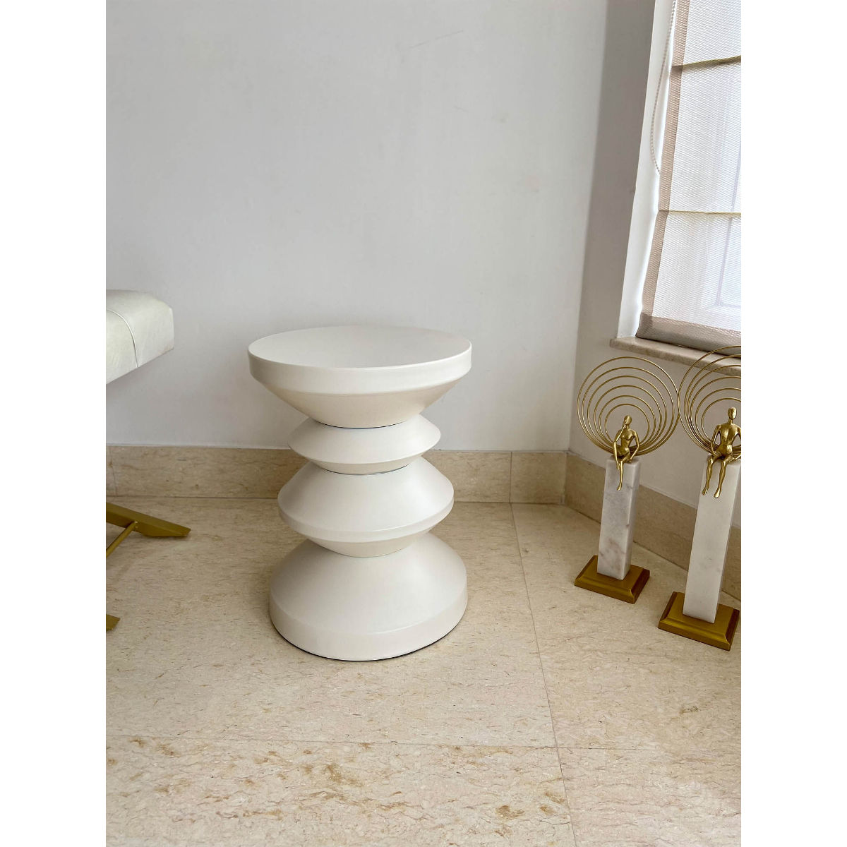 Buy The House of Trendz Caesar Side Tables - Off White Online