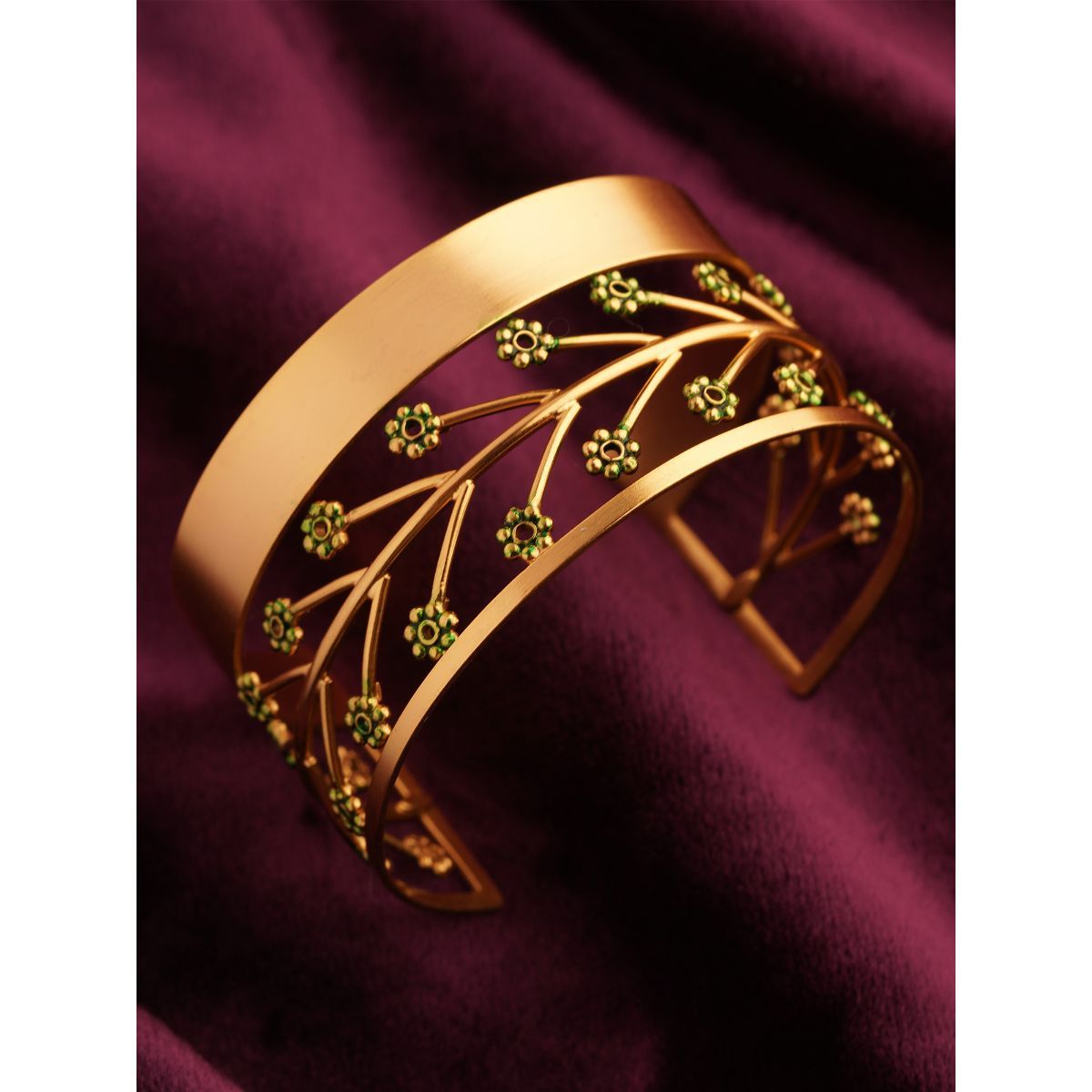 Buy Suhani Pittie Solar Mettle 22k Gold Plated Cuff Online