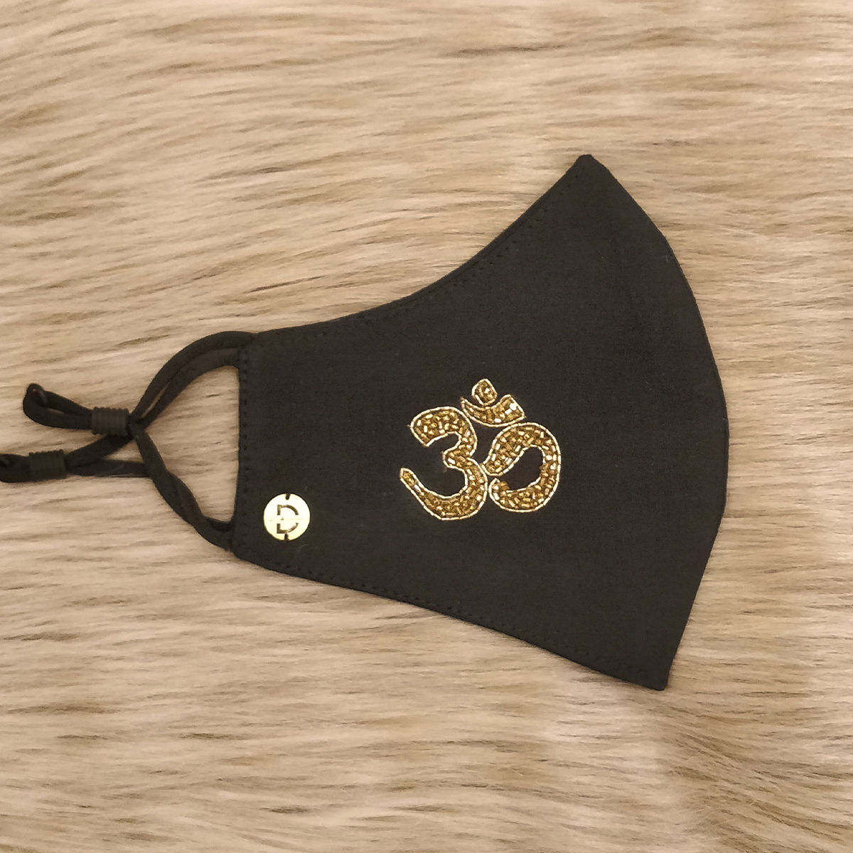 Buy Diya Aswani Black Om Mask Online