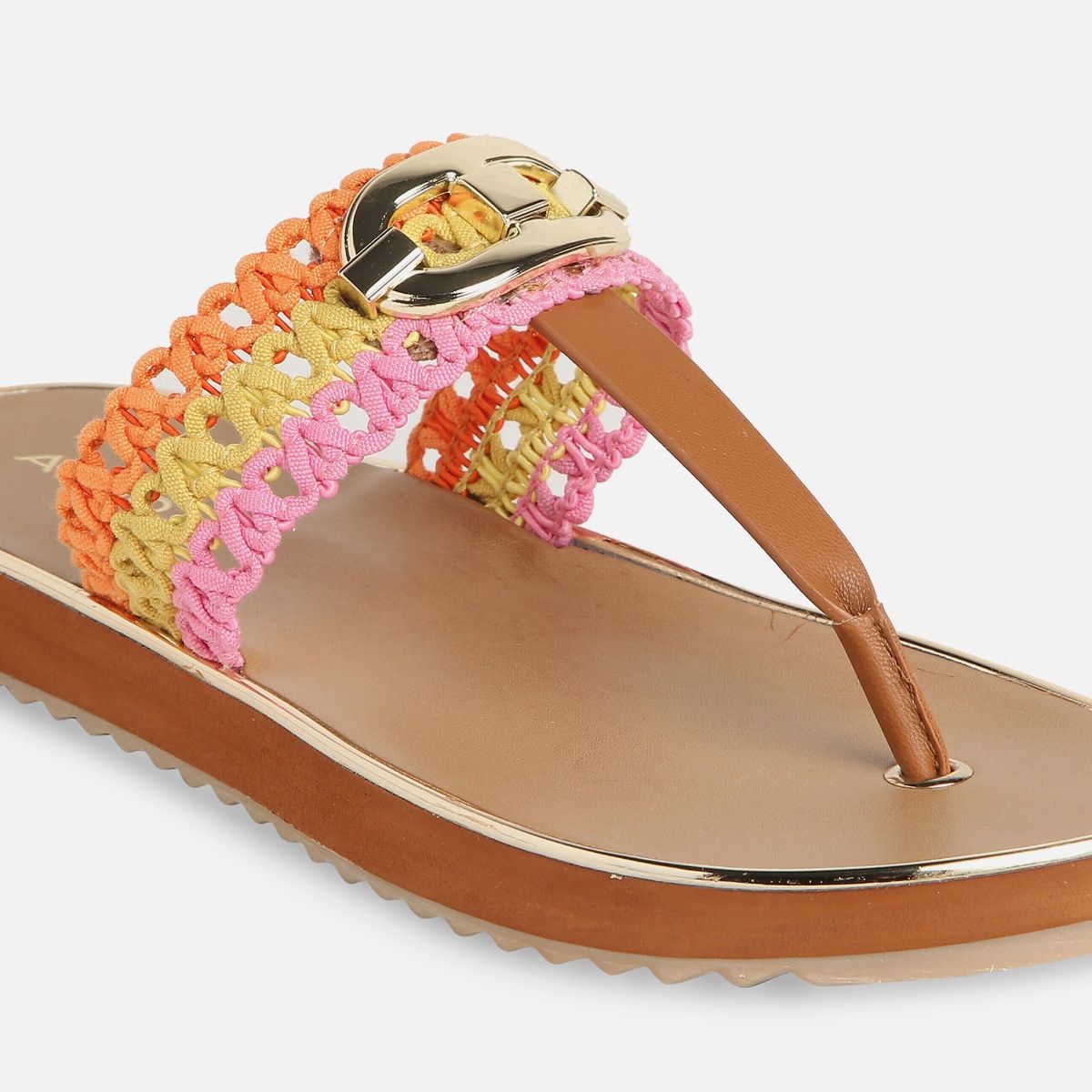 Buy Aldo Searene Textile Multi Embellished Sandal Online