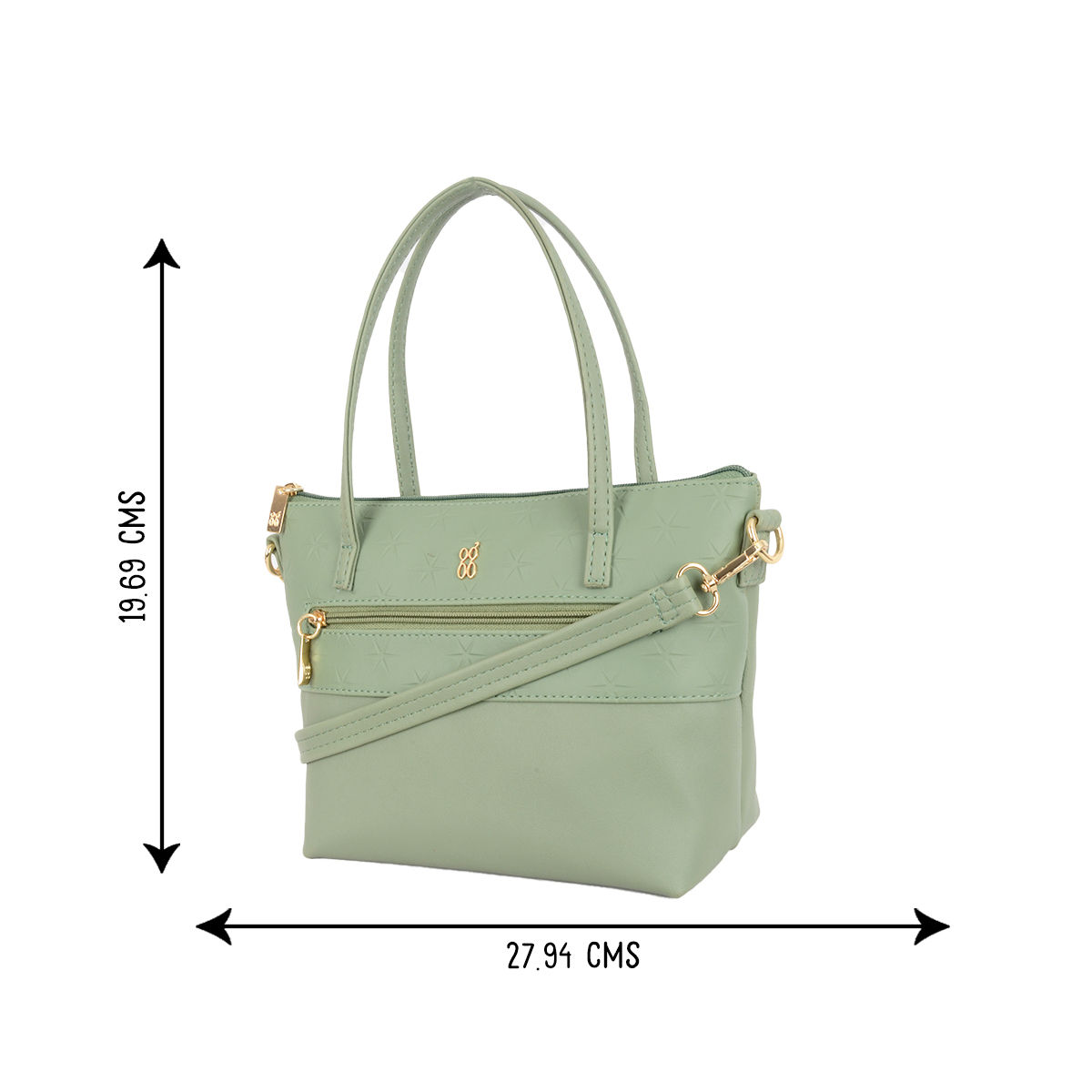 Baggit GG By Tinal Small Green Tote Handbag: Buy Baggit GG By Tinal ...