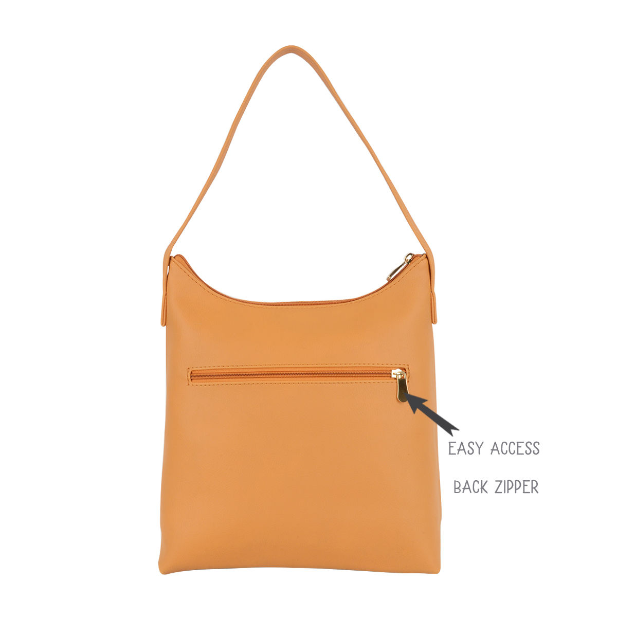 Buy Baggit GG By Naver Medium Yellow Hobo Handbag Online