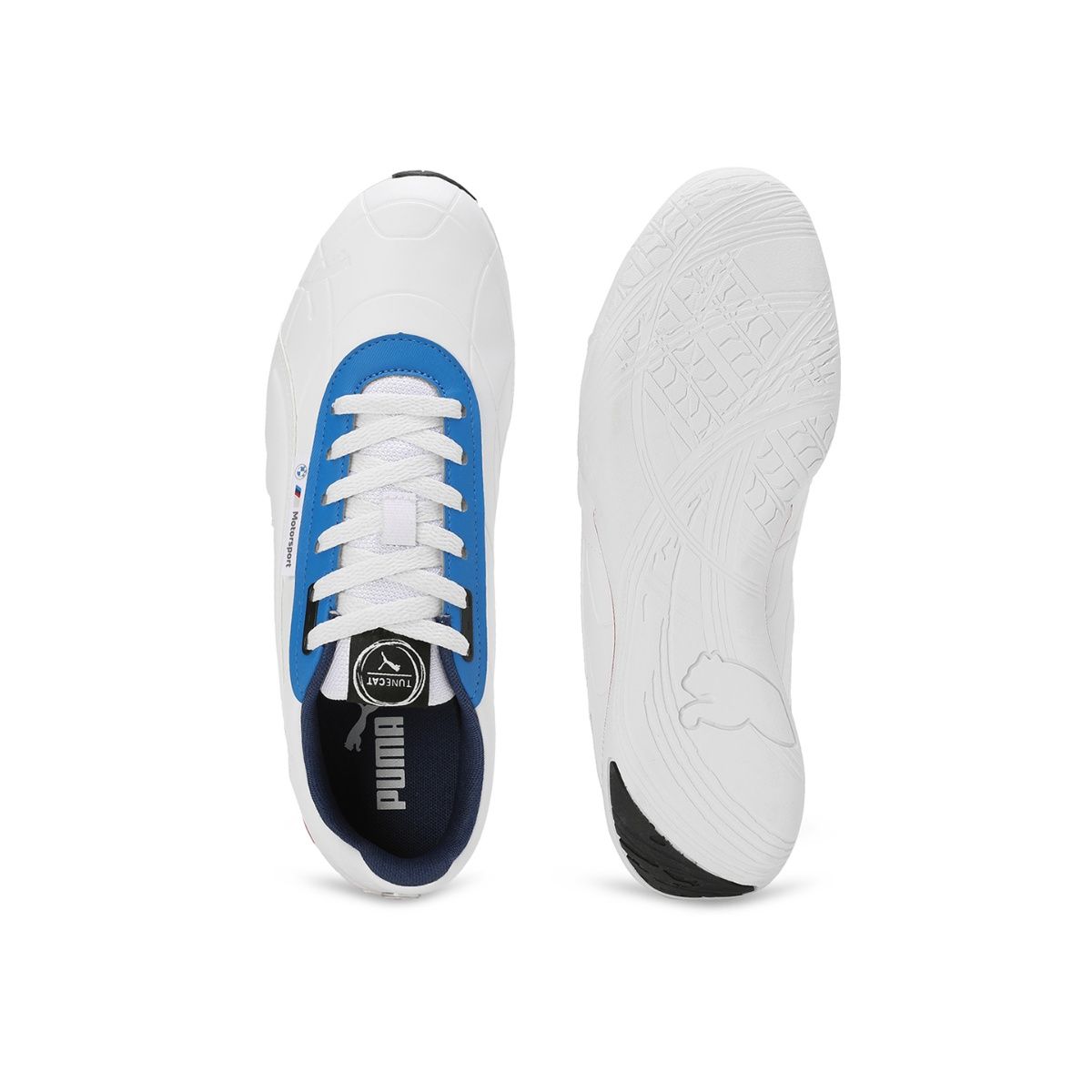 Buy Puma BMW MMS Tune Cat Unisex White Sneakers Online