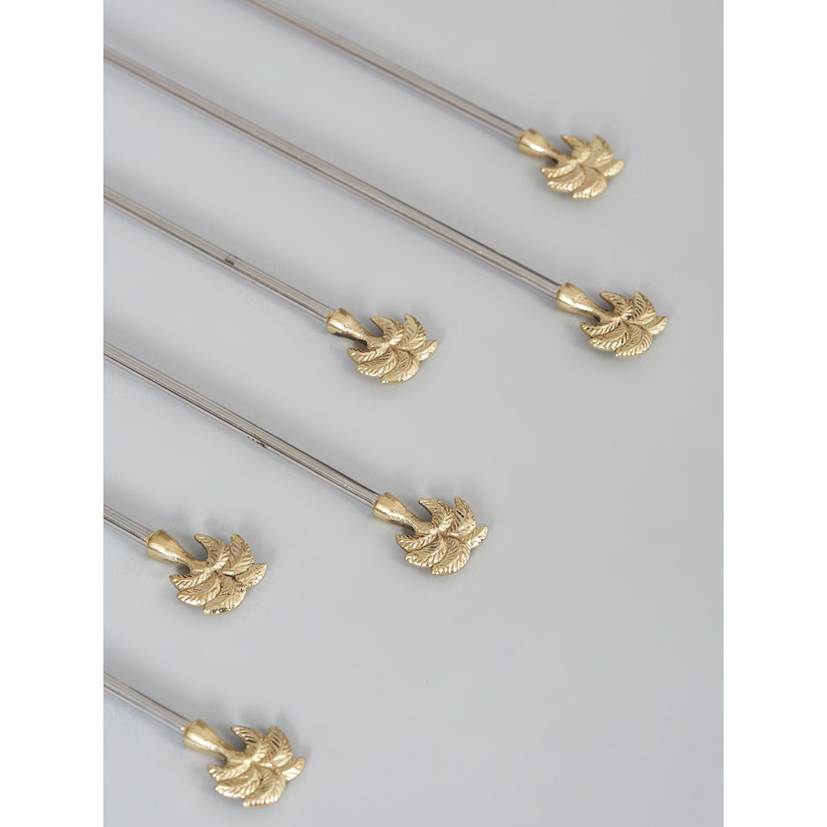 Assemblage Palm leaf Cocktail Stirrer Spoons (Set of 6): Buy Assemblage ...