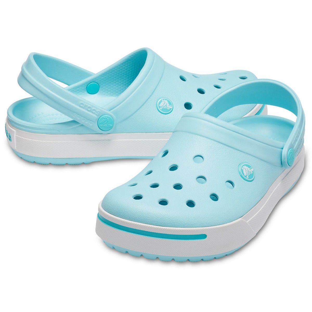Crocs Crocband Blue Unisex Adults Solid Clog: Buy Crocs Crocband Blue ...