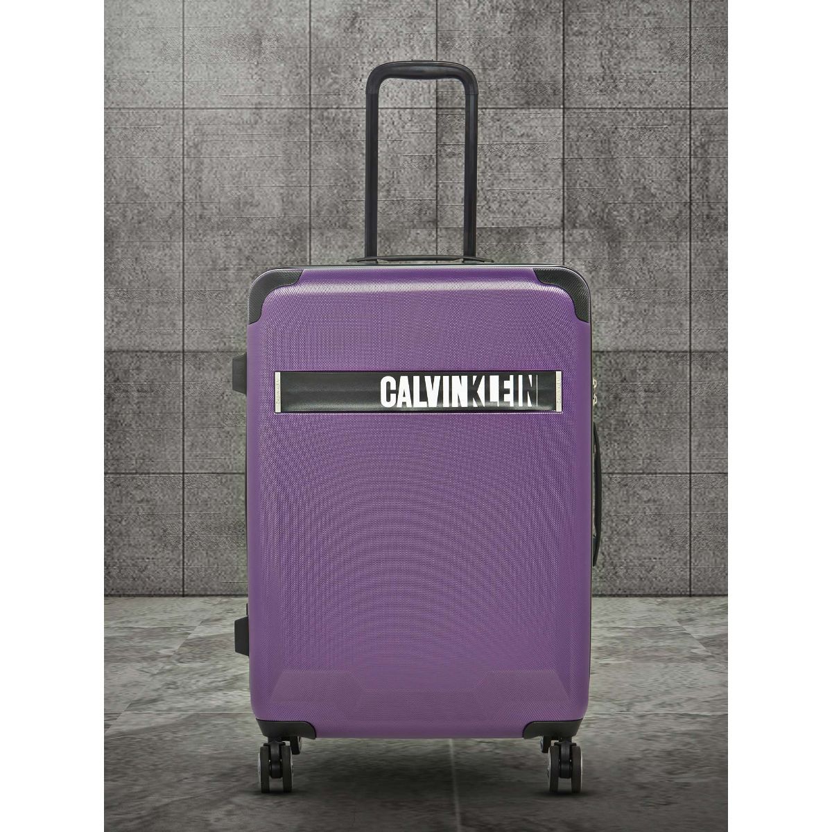 Buy Calvin Klein Kimpton Hard Medium Purple Luggage Trolley (M) Online
