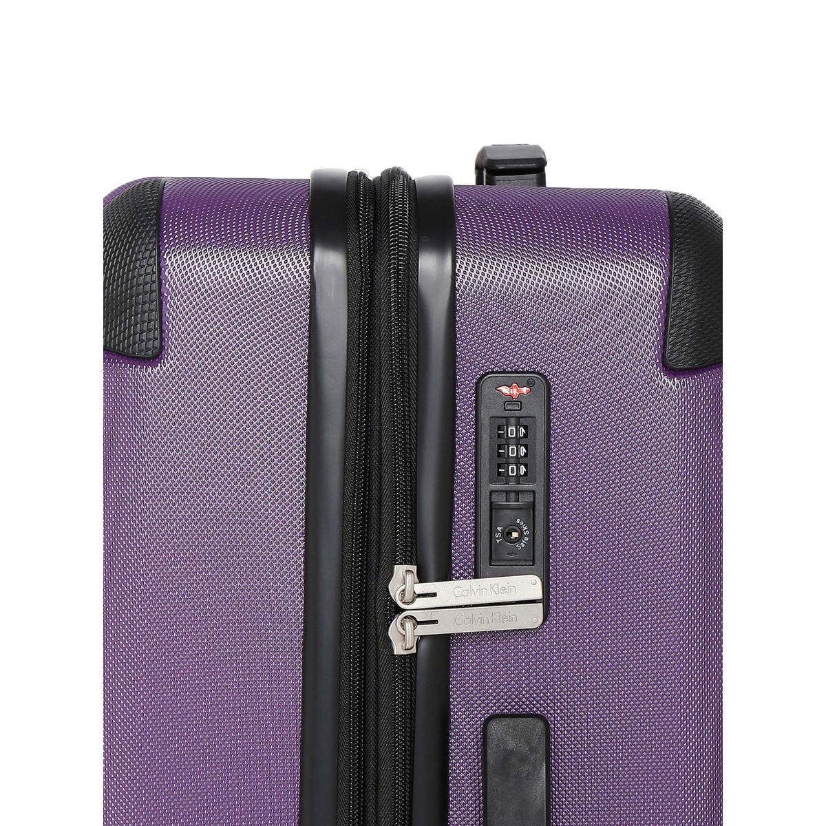 Buy Calvin Klein Kimpton Hard Medium Purple Luggage Trolley (M) Online