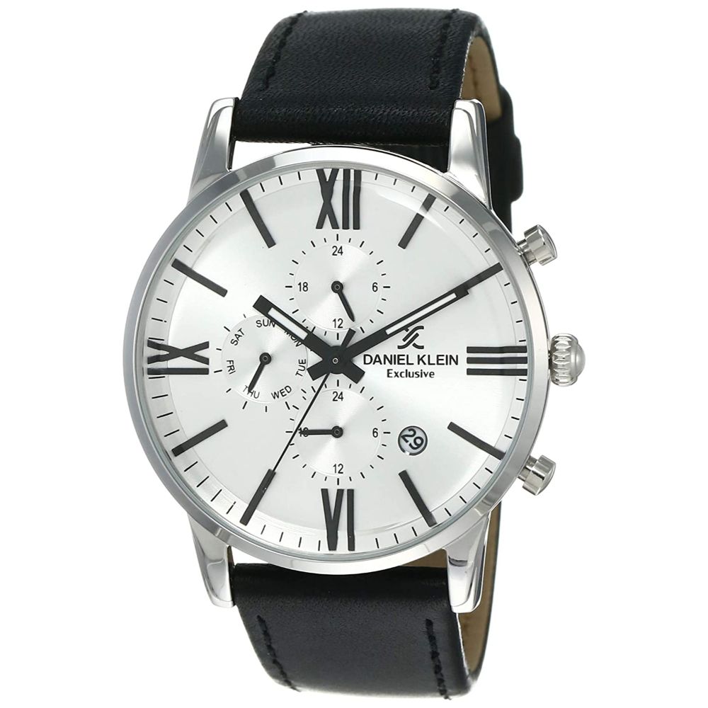 Buy Daniel Klein Exclusive Men Silver Watch Online