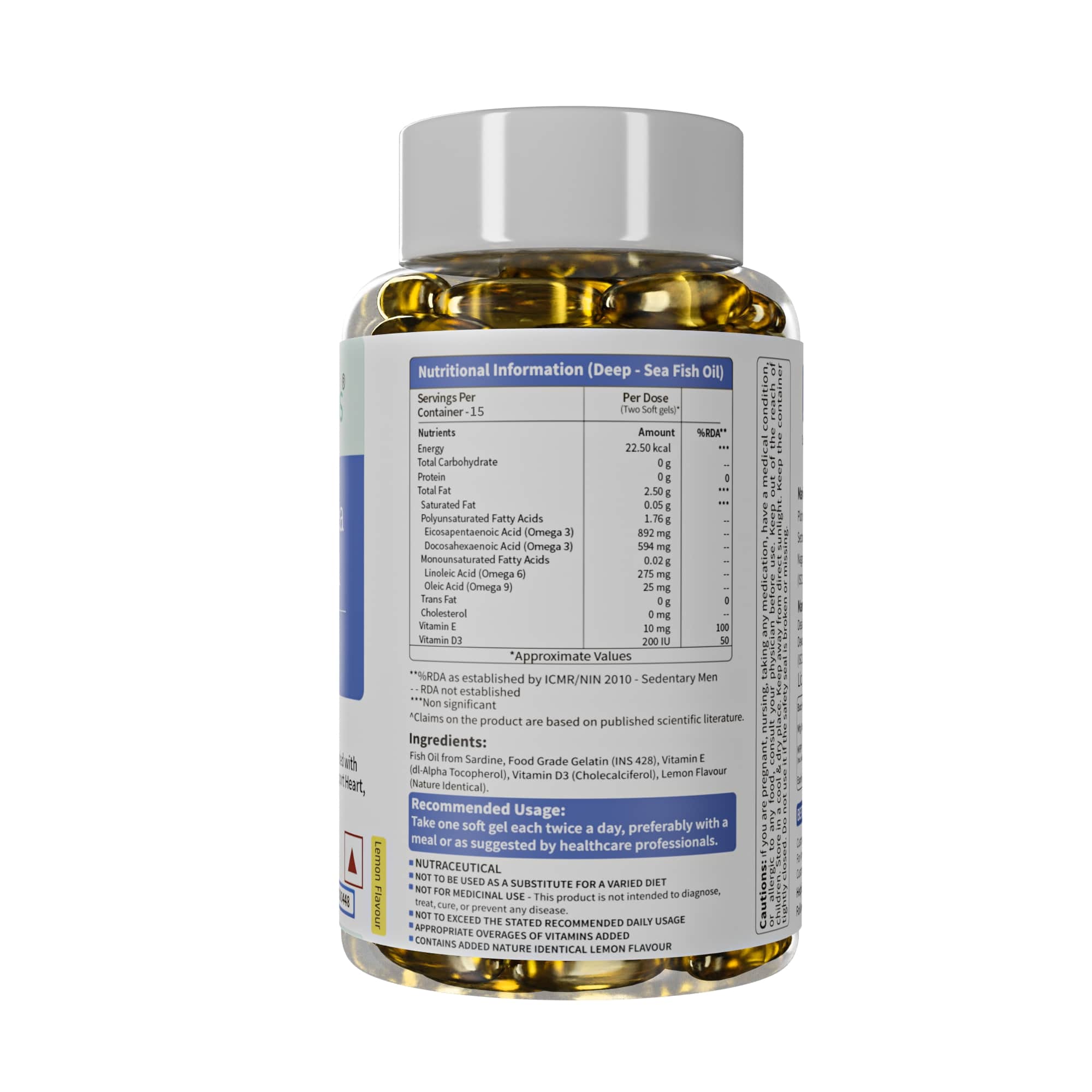 Buy Neuherbs Deep Sea Fish Oil Softgel Capsules Online
