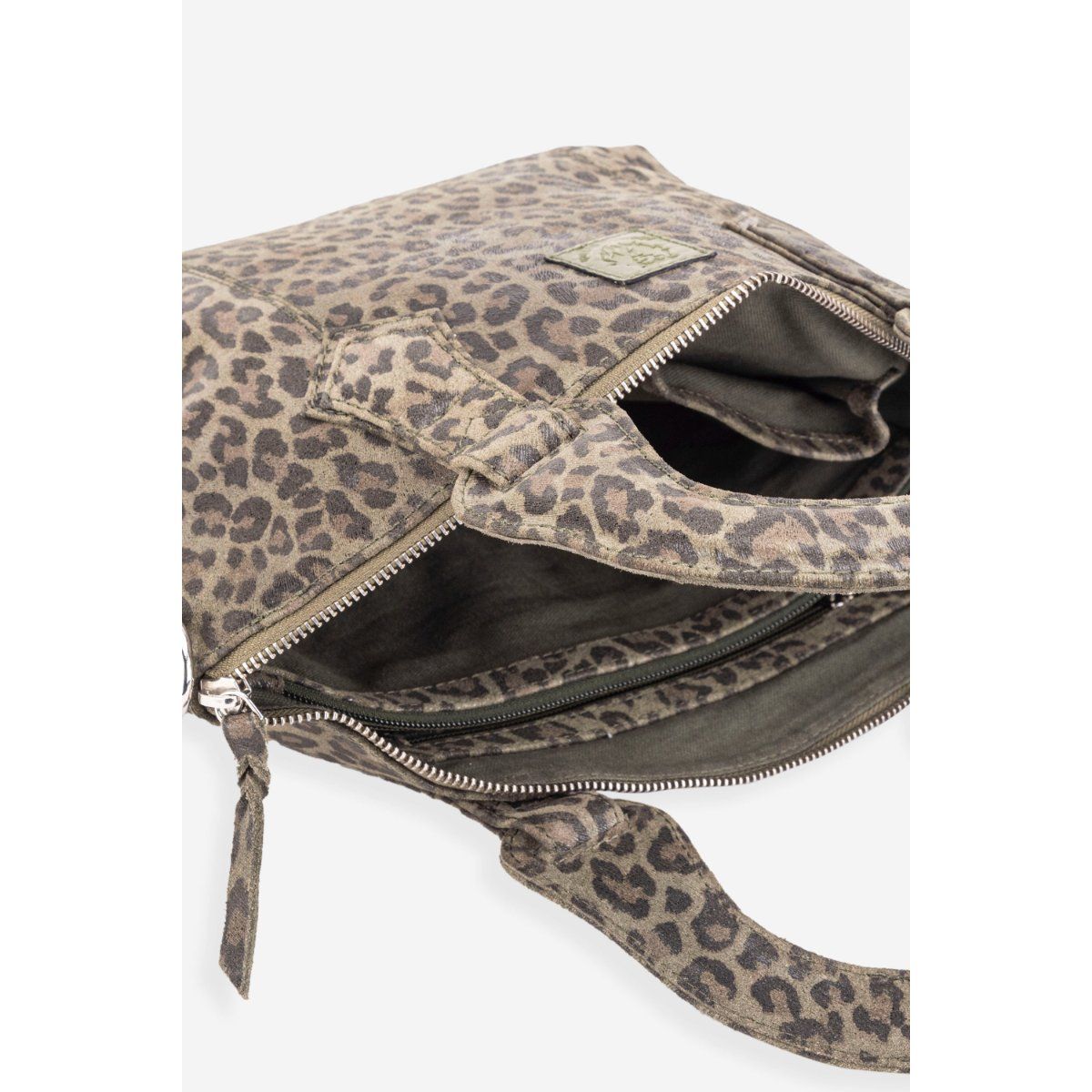 Buy ABELARDO DE MODA Deluxity Brown Leather Handbag Online