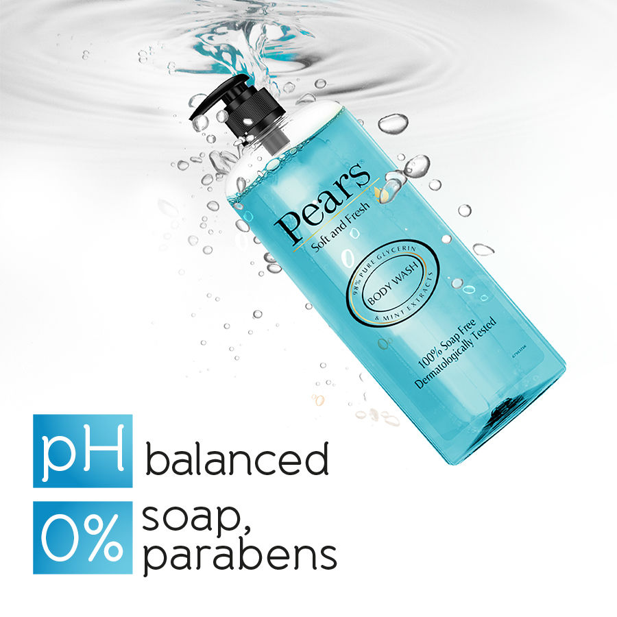 Pears Pure & Gentle Body Wash with Mint Extract: Buy Pears Pure ...
