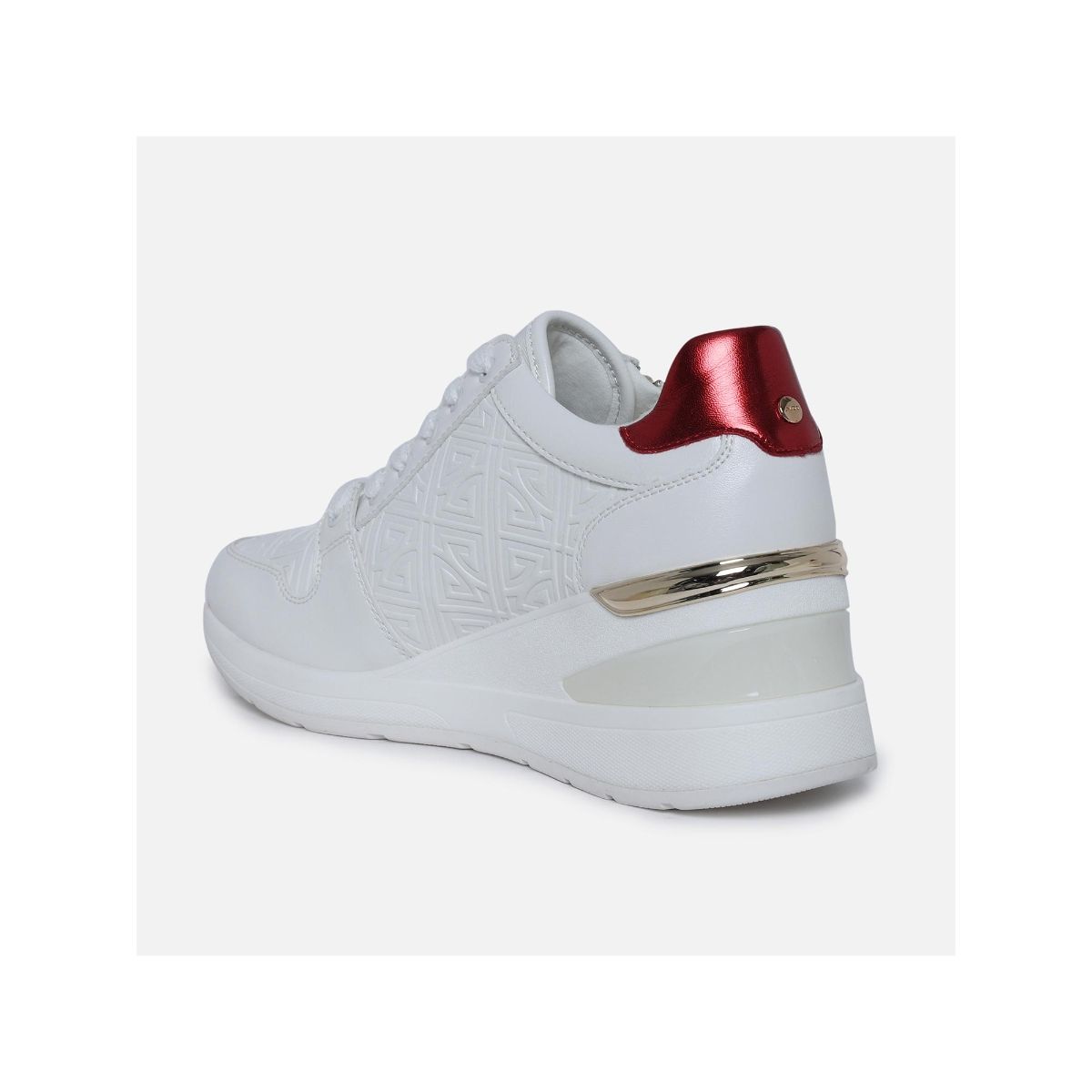Aldo Solid White Sneakers: Buy Aldo Solid White Sneakers Online at Best ...