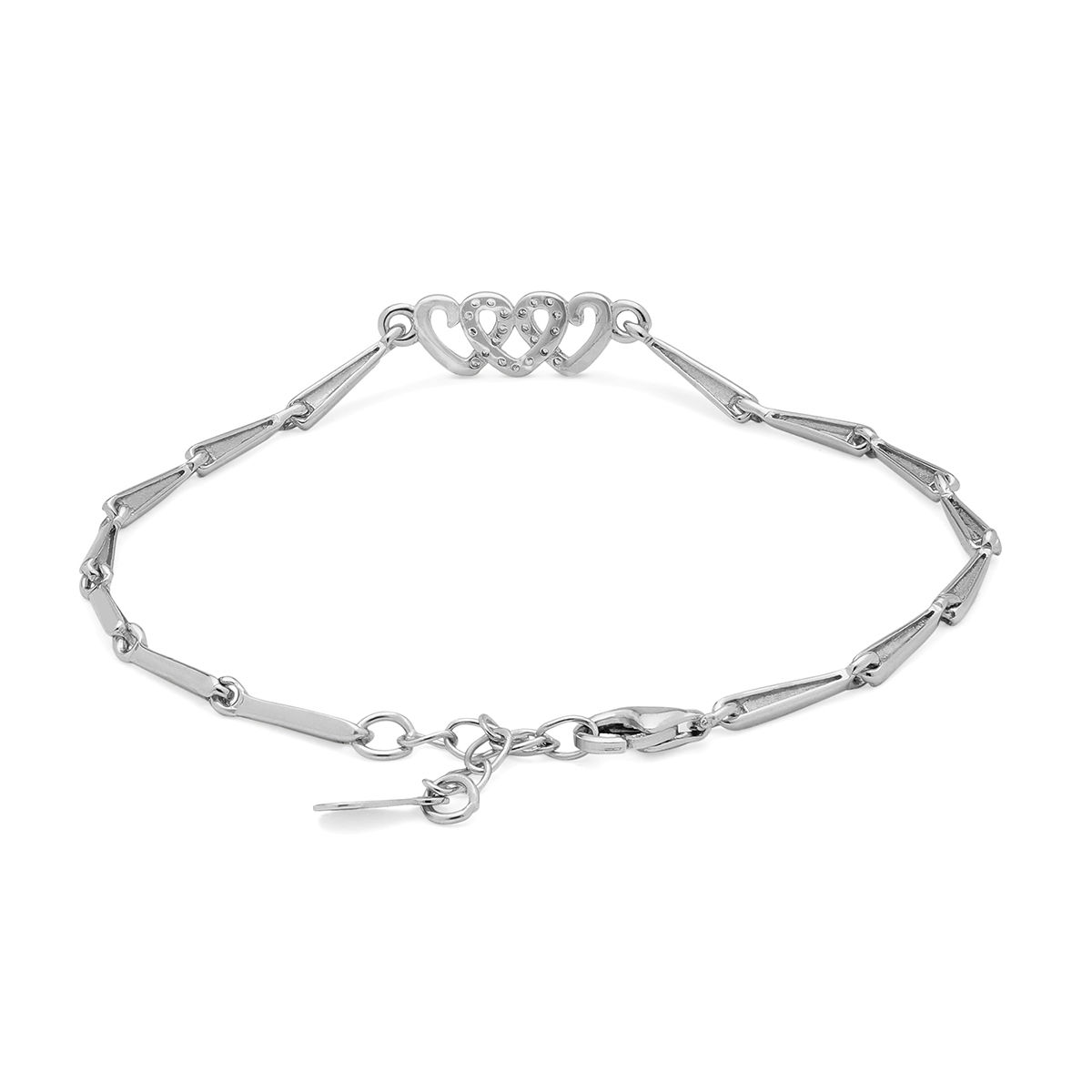 Giva Sterling Silver Infinity Zircon Bracelet For Women(Adjustable): Buy Giva Sterling Silver ...
