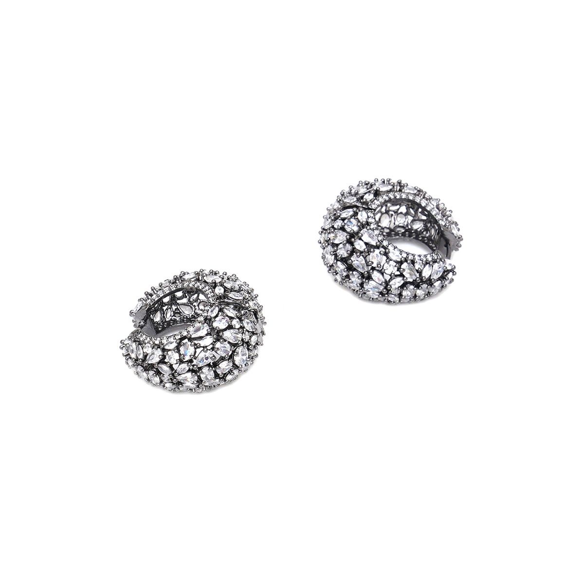 Buy Ritu Singh Oversized Silver Loops Online