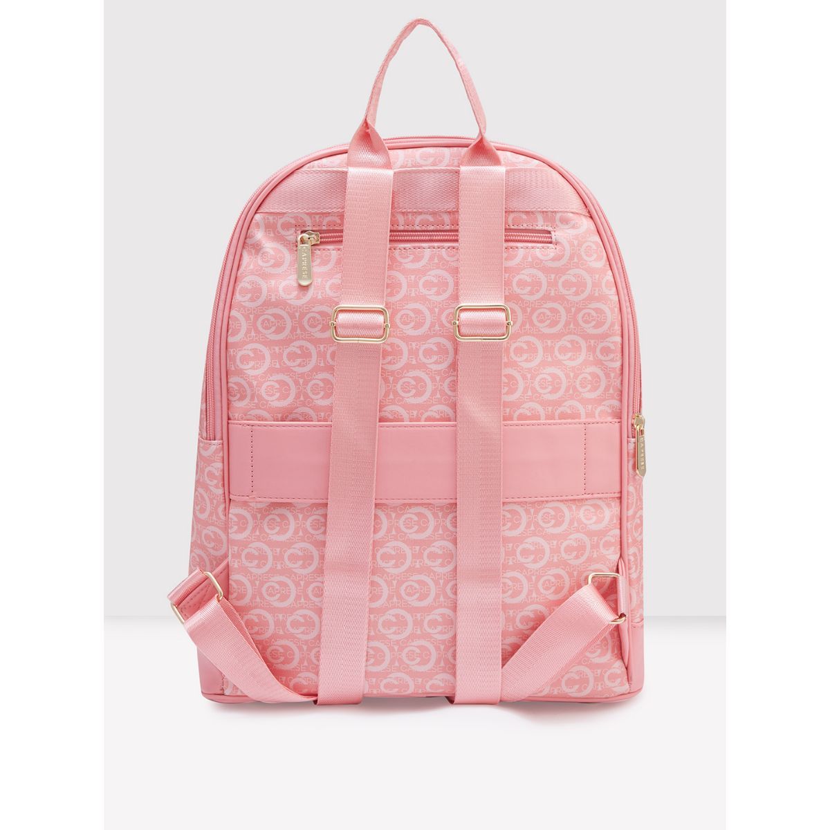 Buy Caprese Cleo Laptop Backpack Light Pink Online